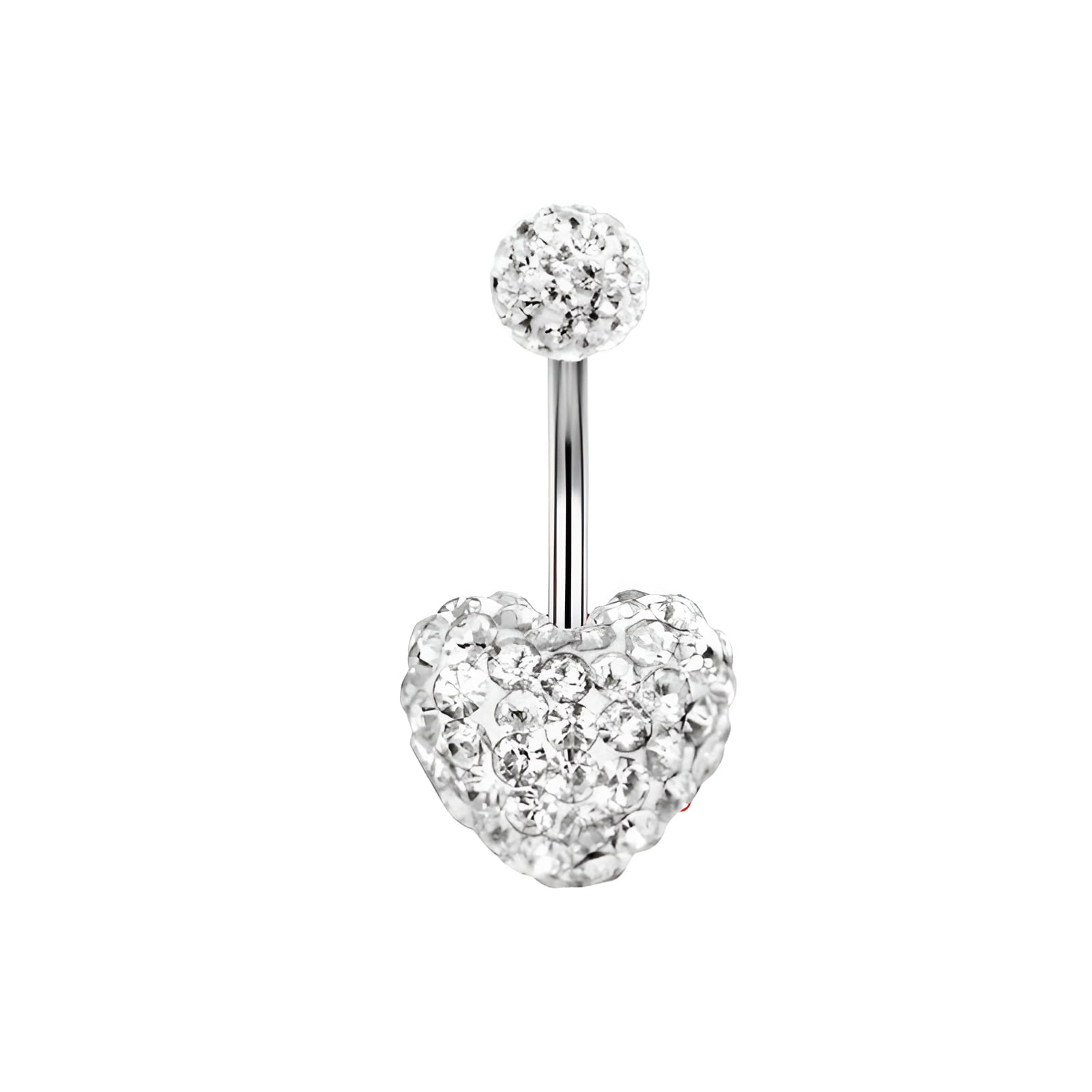 DESIGNICE Belly Button Ring,Stainless Steel Piercing Jewelry,5g Belly ...