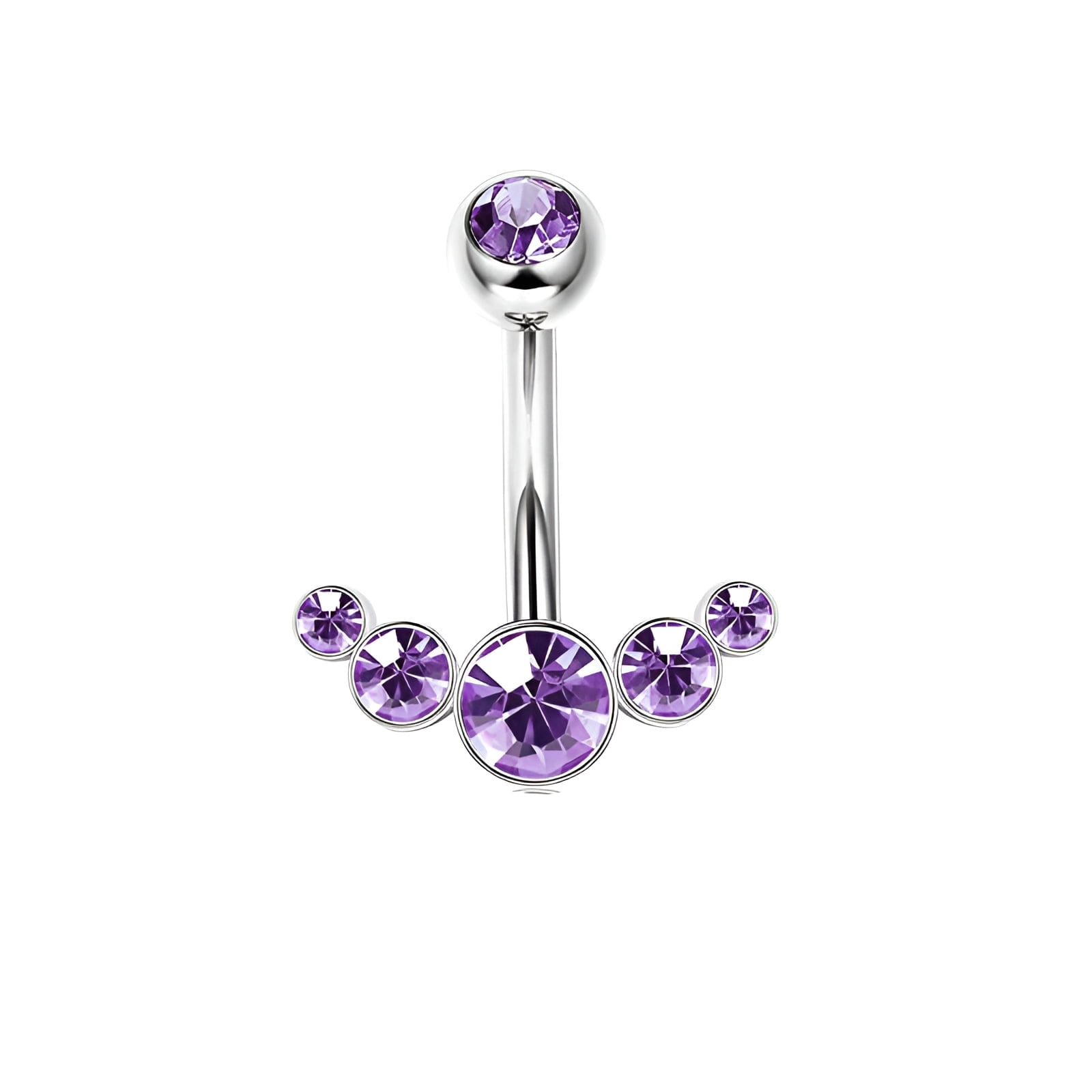 DESIGNICE Belly Button Ring,Chic Stylish Pairing Belly Ring,Modern ...