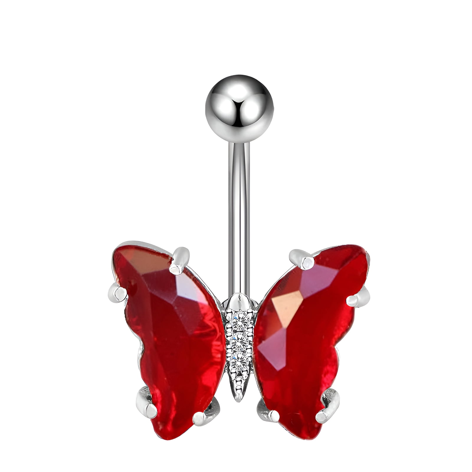 DESIGNICE Belly Button Ring,Copper Floating Belly Button Rings,4g Belly ...