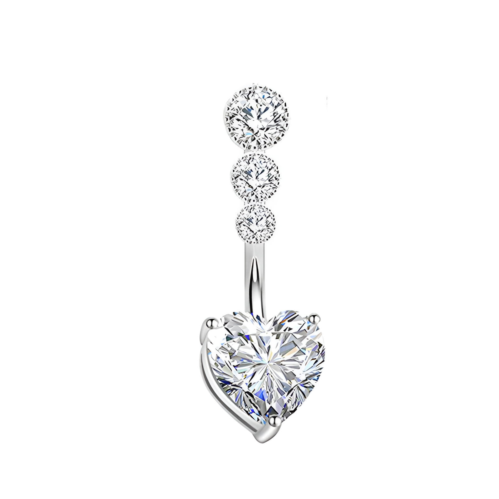 DESIGNICE Belly Button Ring,Elegant Atmosphere Charm Belly Rings ...