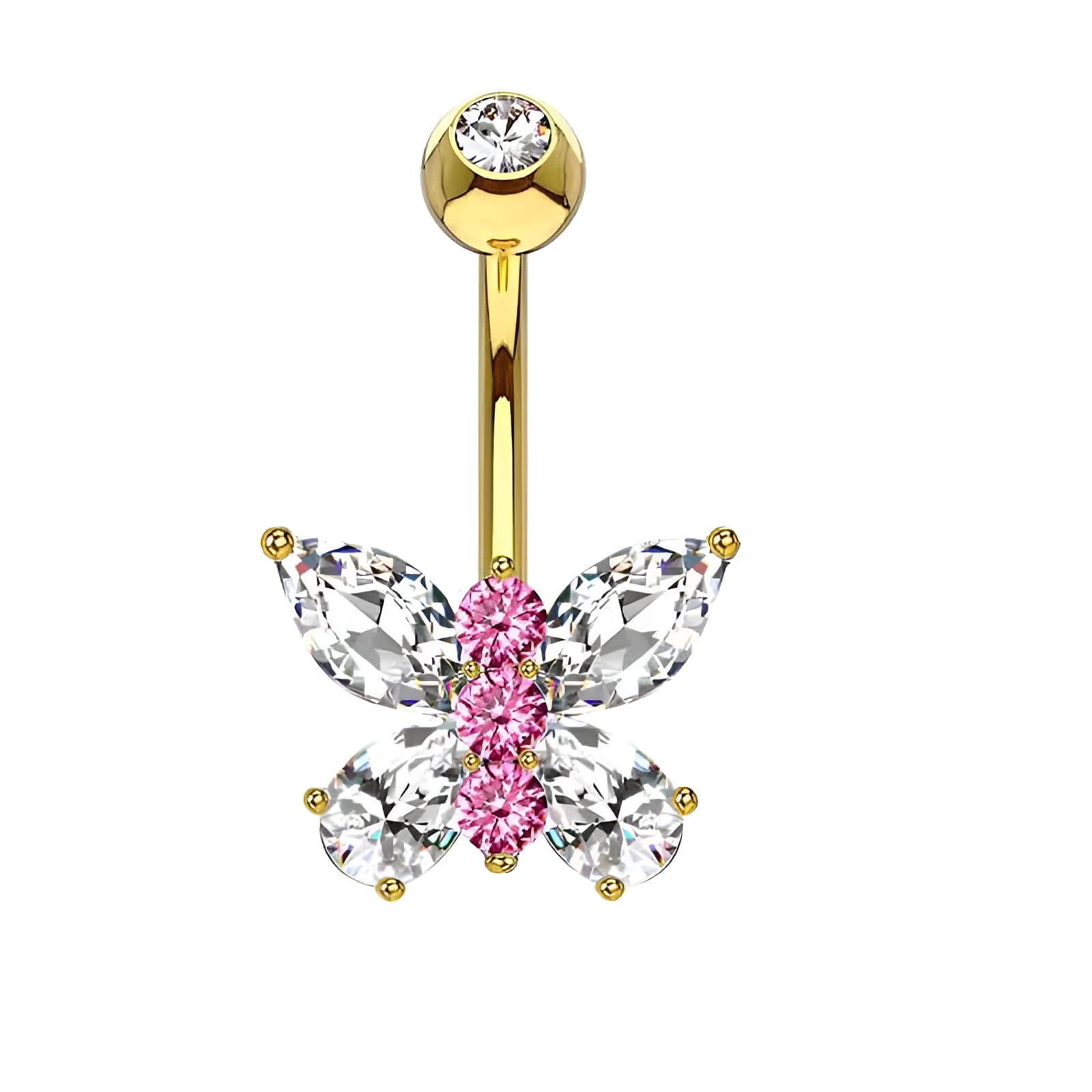 DESIGNICE Belly Button Ring,European Style Decoration Belly Ring ...