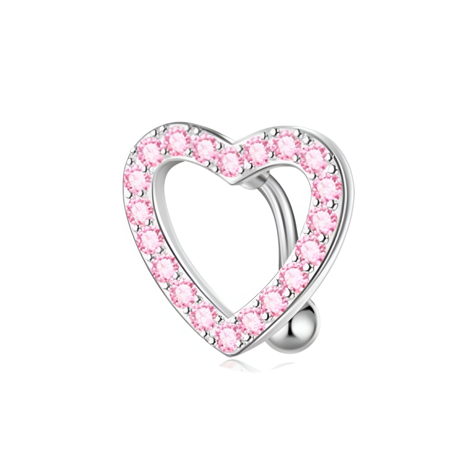 DESIGNICE Belly Button Ring,Stainless Steel Belly Ring,5g Floating ...