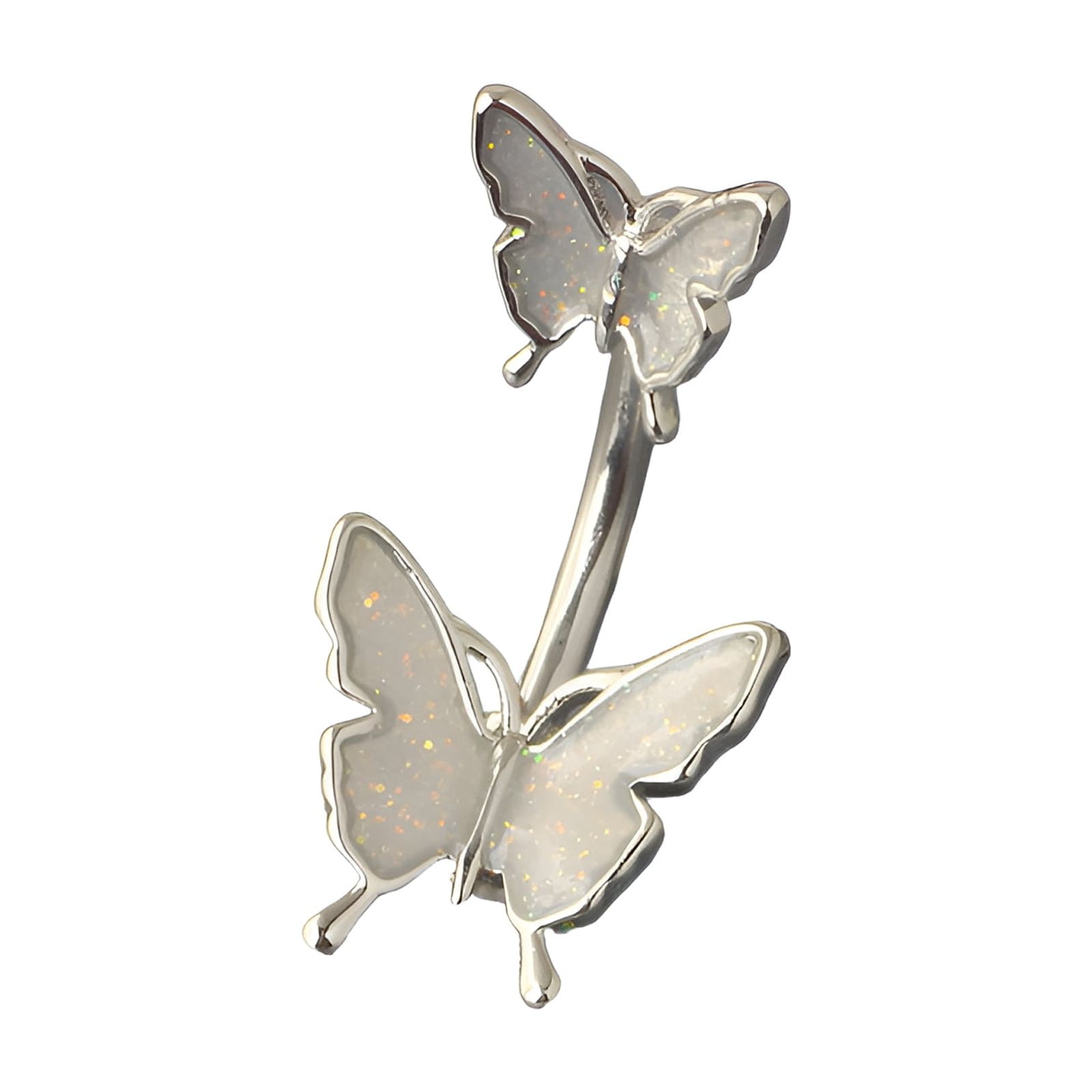 DESIGNICE Belly Button Ring,Stainless Steel Belly Button Rings,5g Body ...