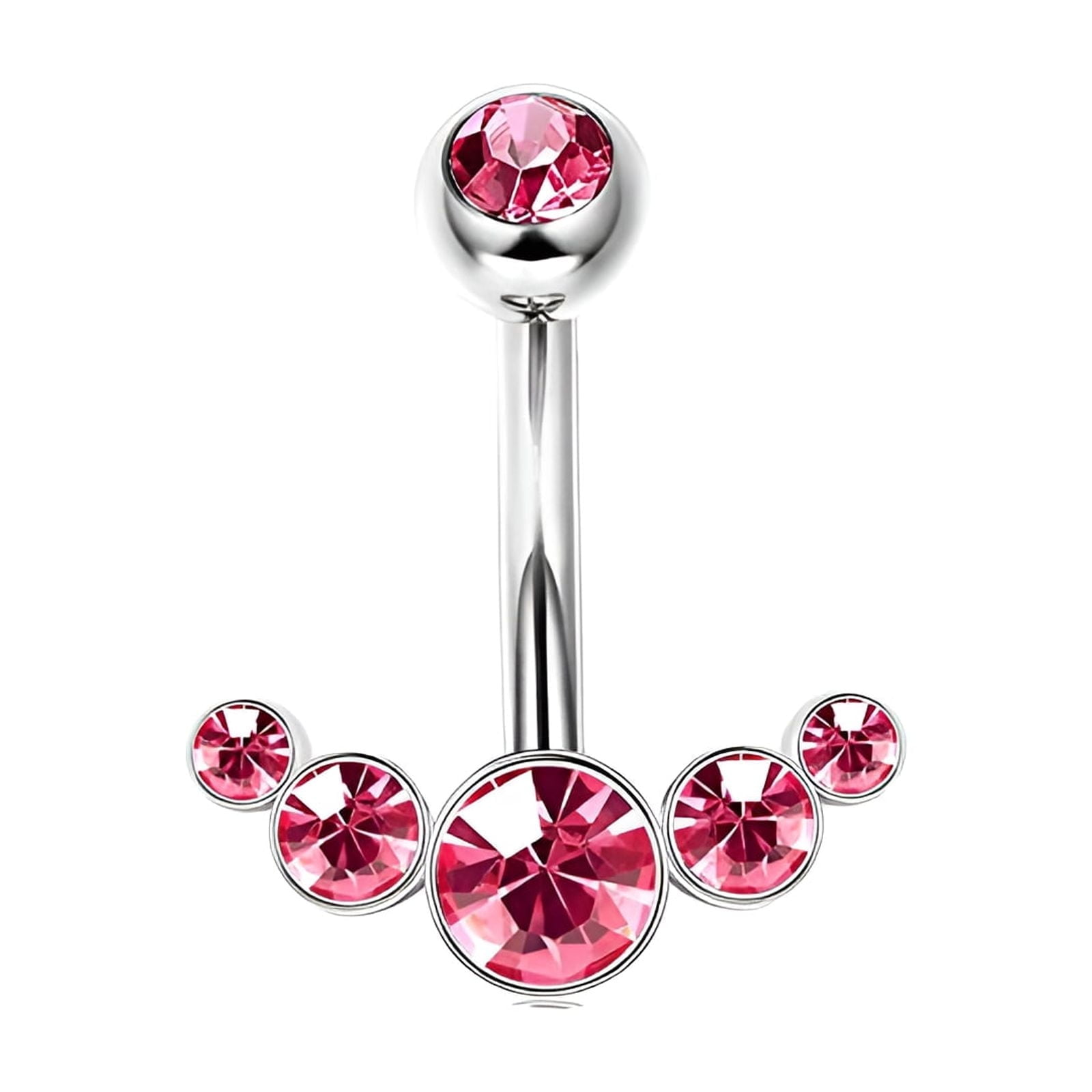 DESIGNICE Belly Button Ring,Stainless Steel Material Belly Button Rings ...