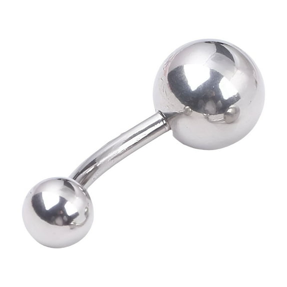 DESIGNICE Belly Button Ring,Stainless Steel Piercings,1g Titanium Belly ...