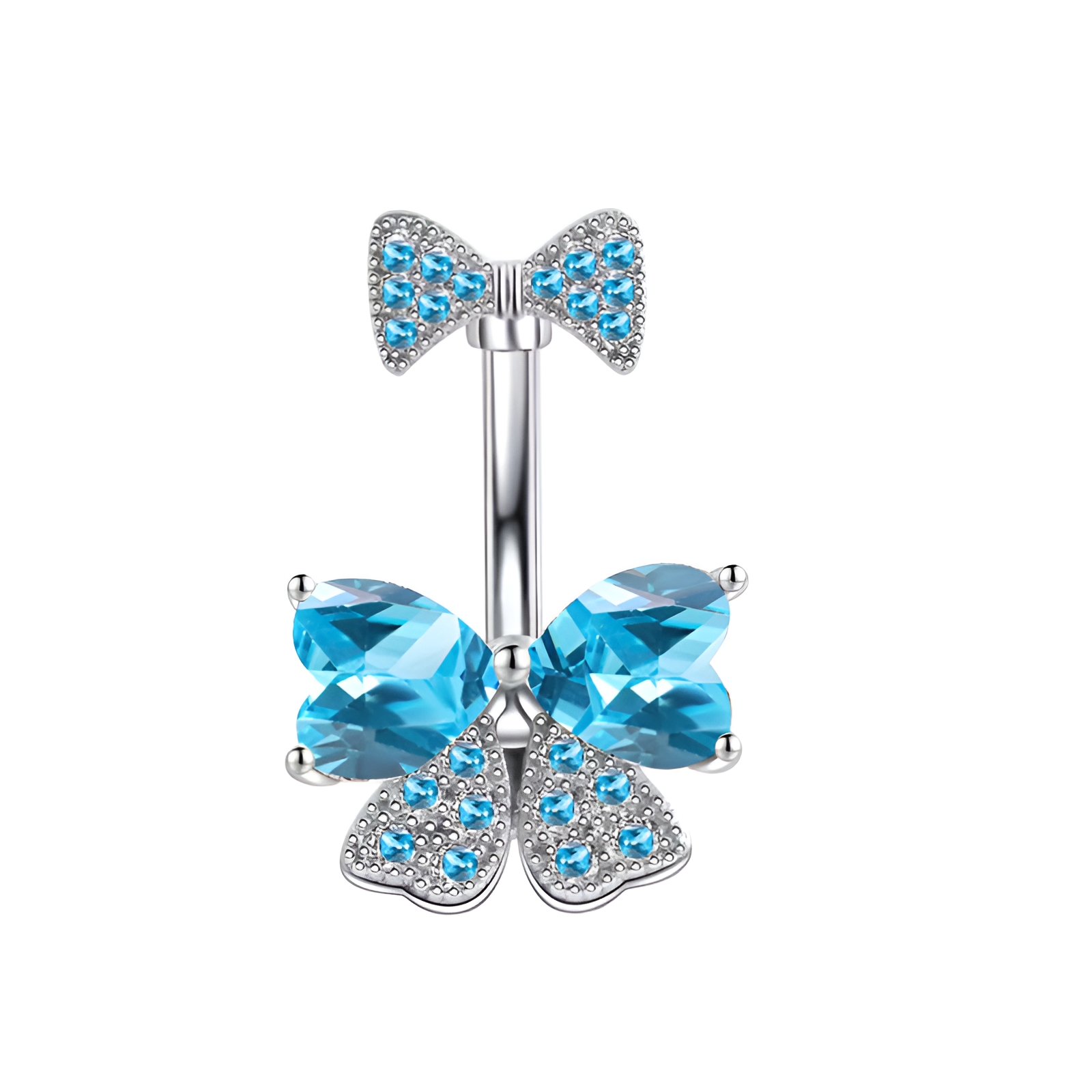 DESIGNICE Belly Button Ring,Stainless Steel Titanium Belly Button Rings ...