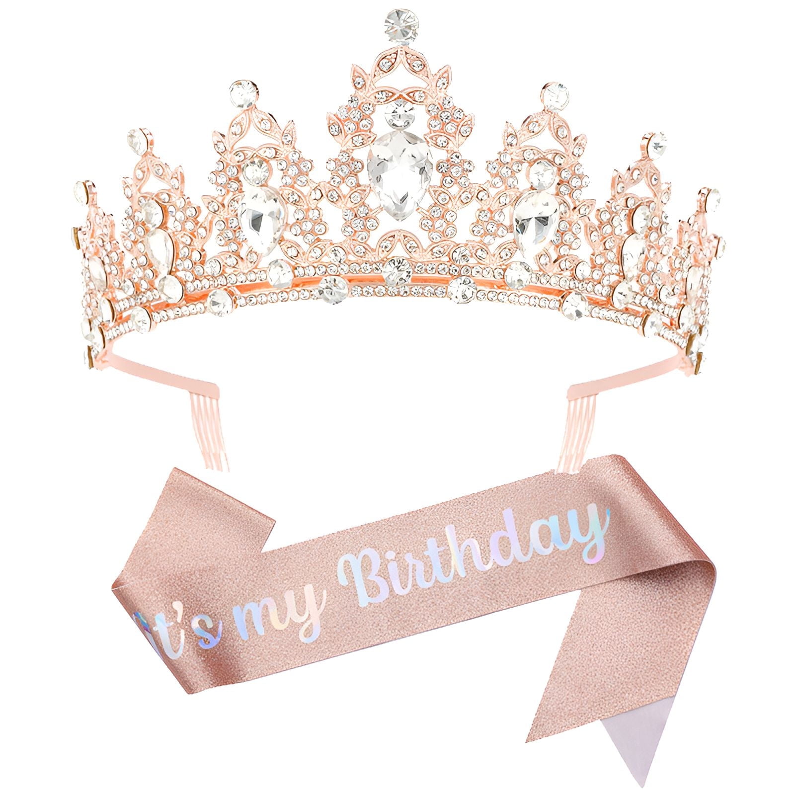 DESIGNICE Birthday Crown,Dynamically Structured 3D Effects Birthday ...