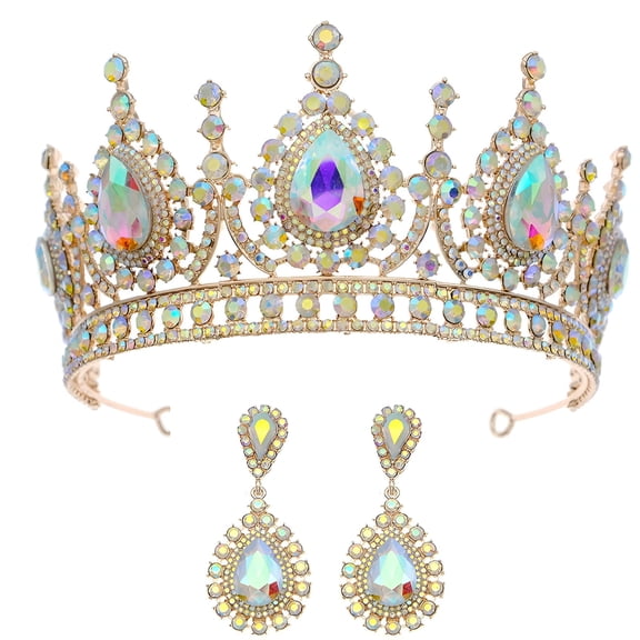 RAGUPEL Crown,Exquisite Crystal Embellishments and Sparkling Rhinestone ...