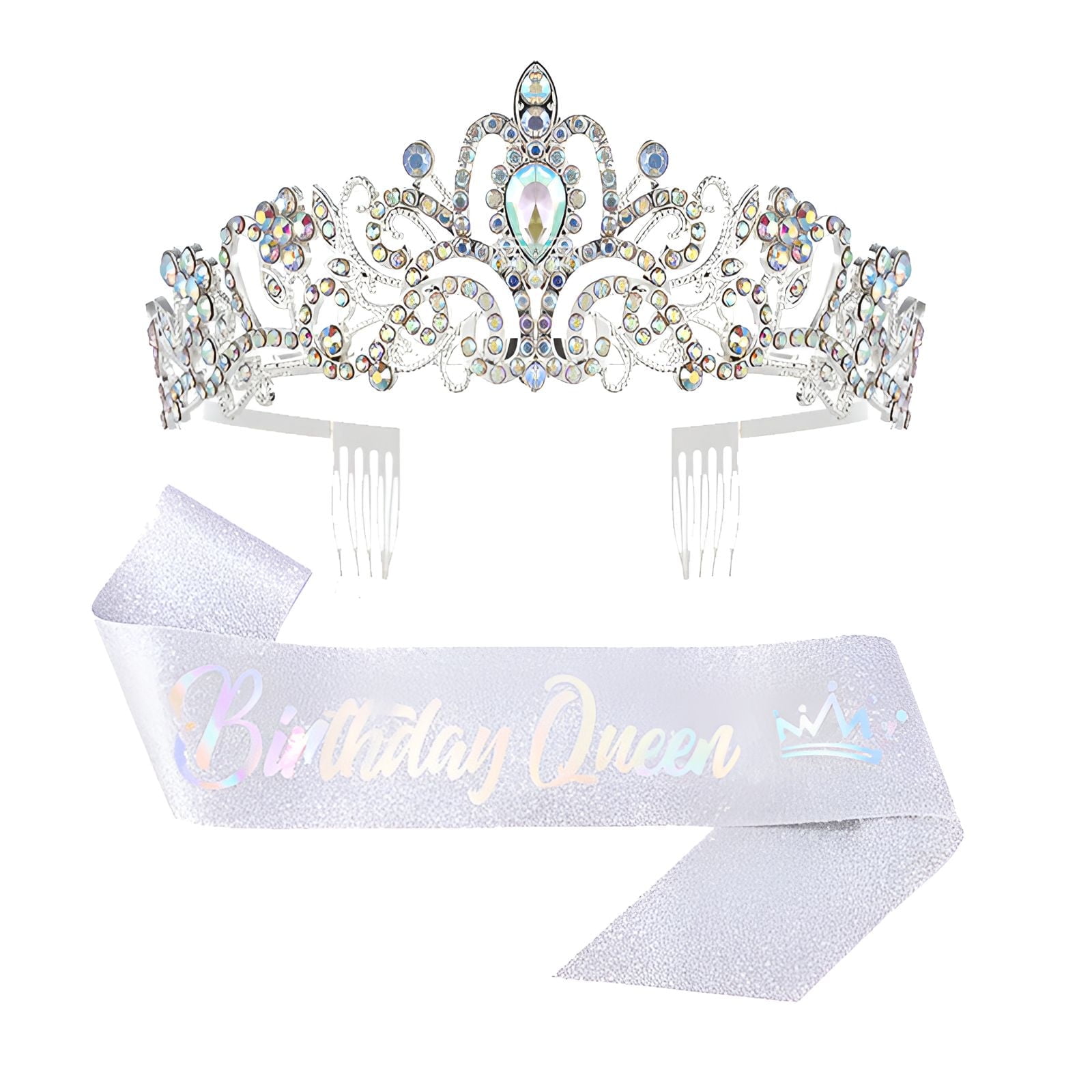 DESIGNICE Birthday Girl Crown,Finely Structured 3D Design Birthday ...