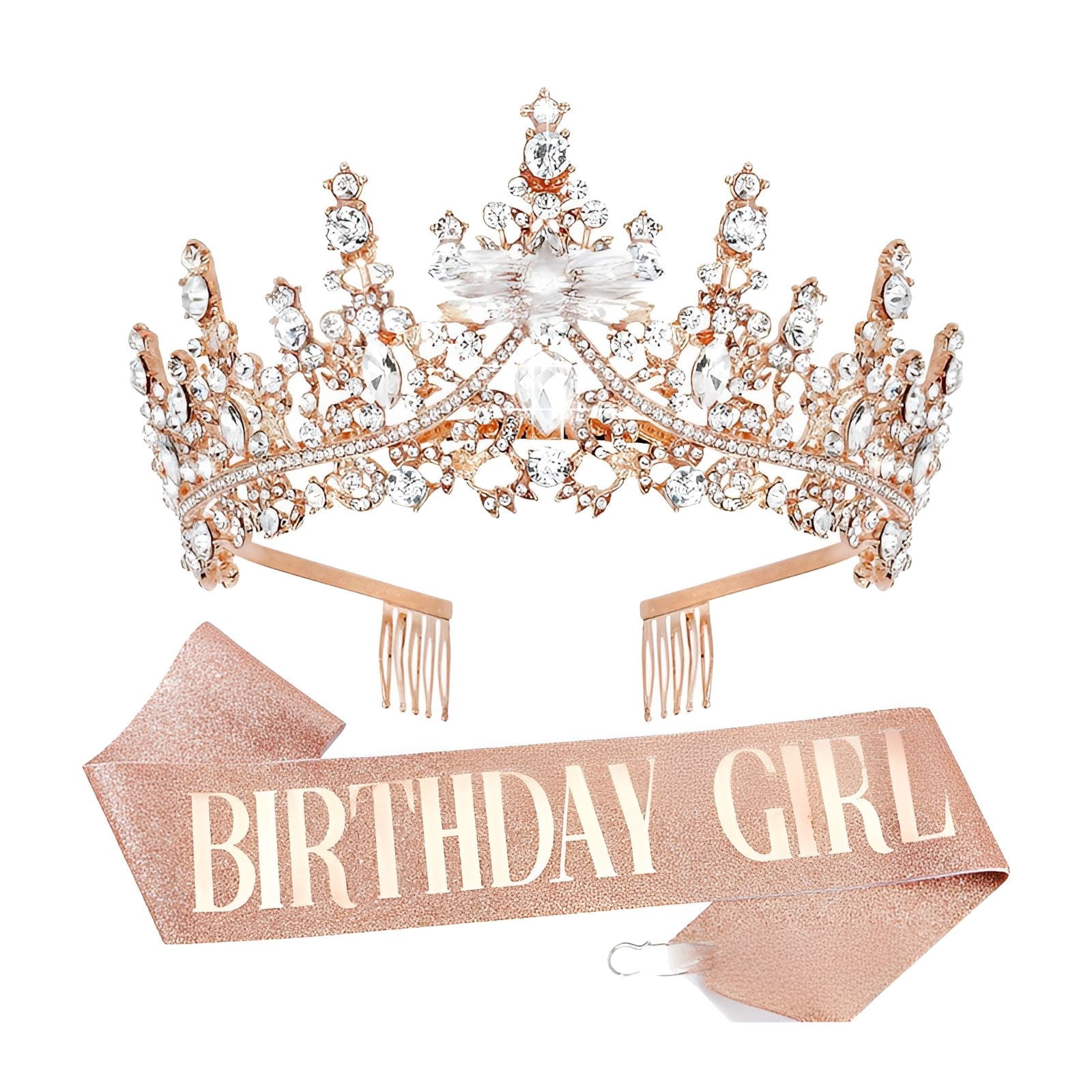 DESIGNICE Birthday Girl Crown,Minimalist Design Style Birthday Crown ...