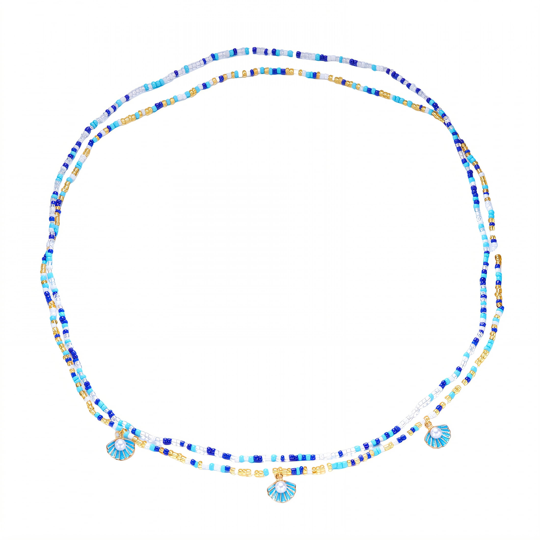DESIGNICE Body Chain Jewelry for Women,Beads Body Chain,Bust Focus ...