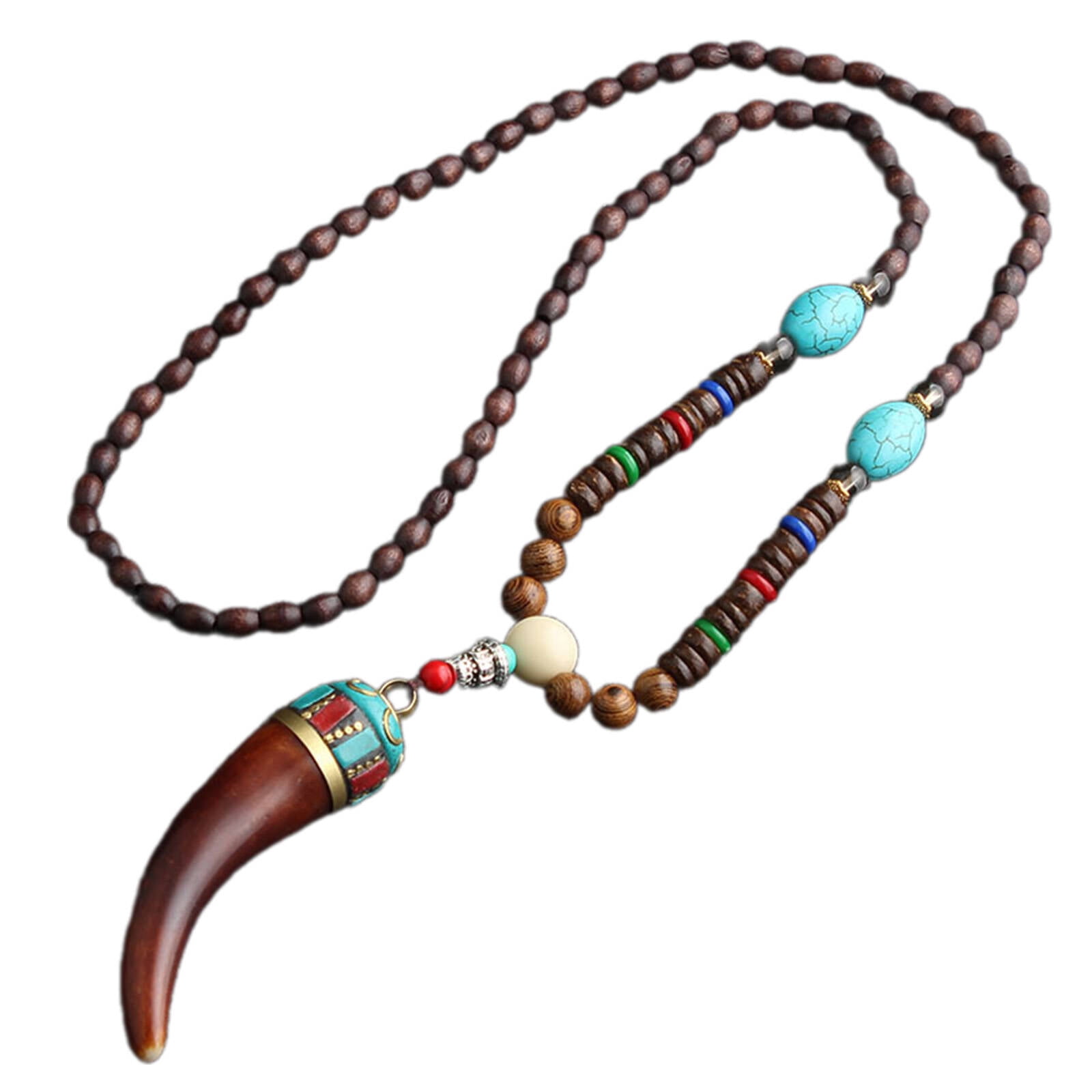 DESIGNICE Boho Necklaces for Women,Earthy Long Necklace,Fashionable ...