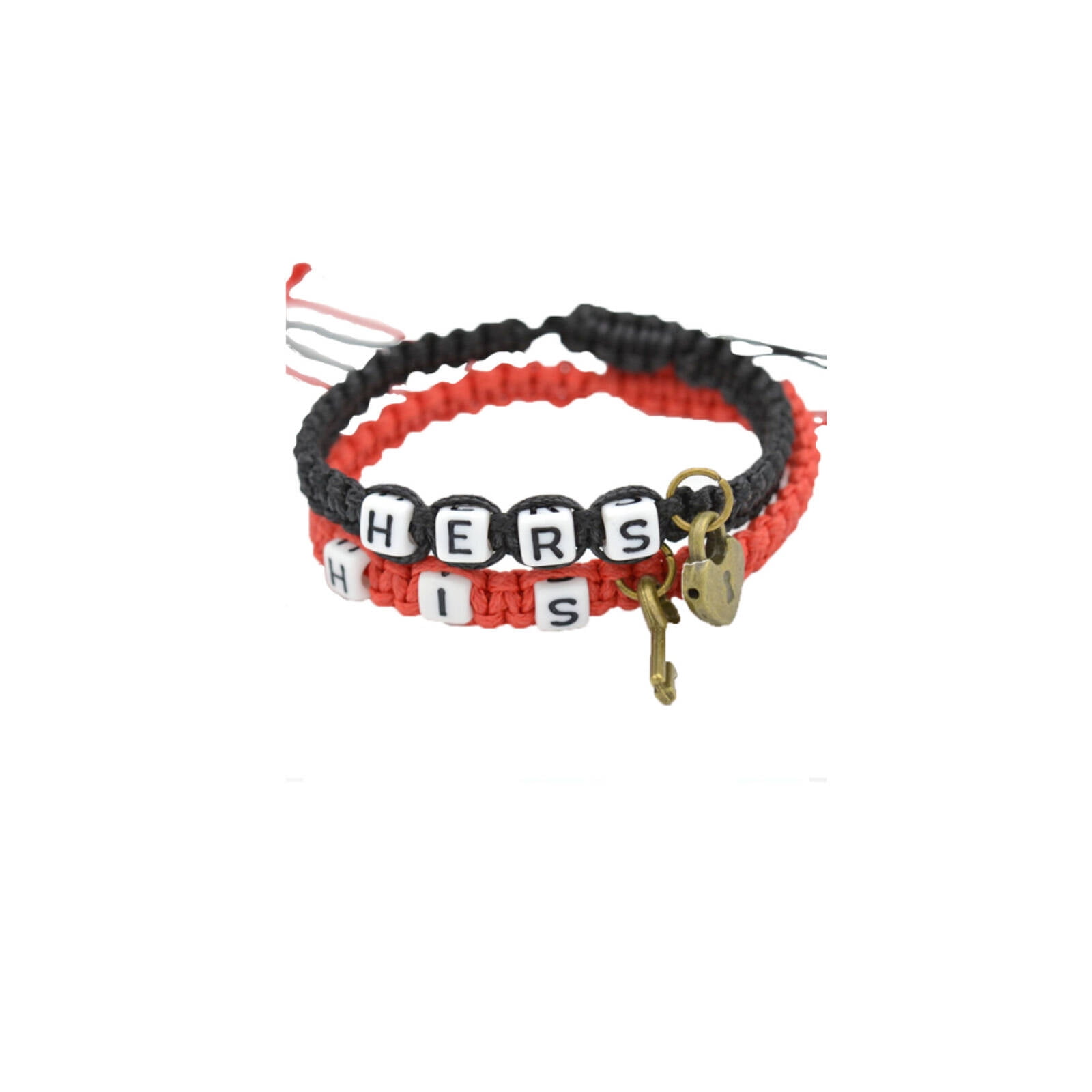 DESIGNICE Bracelet,Couple’s Matching Symbol Lock and Key Charm ...