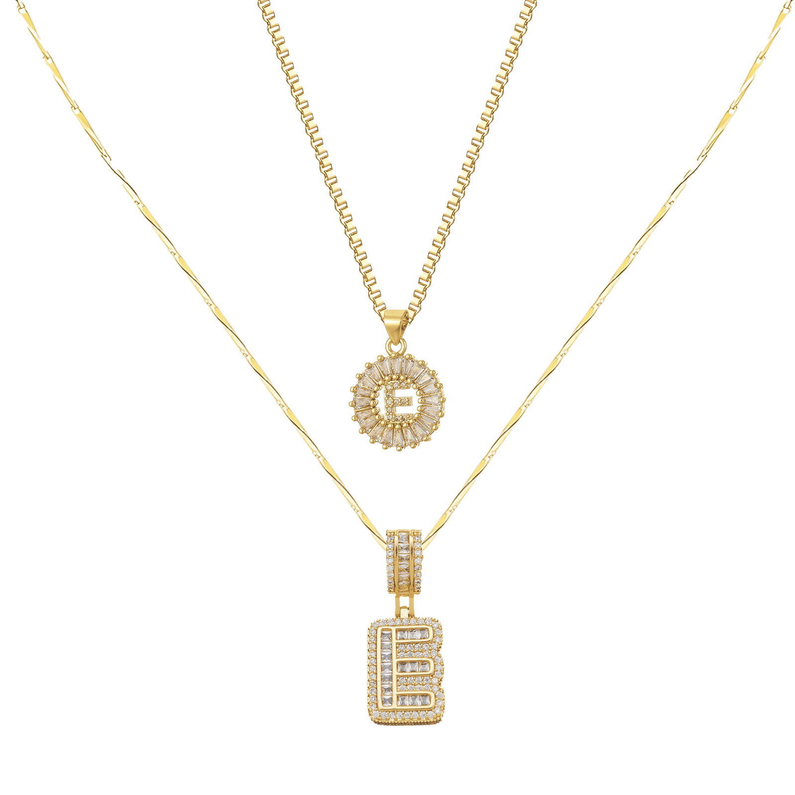 DESIGNICE Chunky Letter Necklaces for Women,Elegant and Chic Small ...