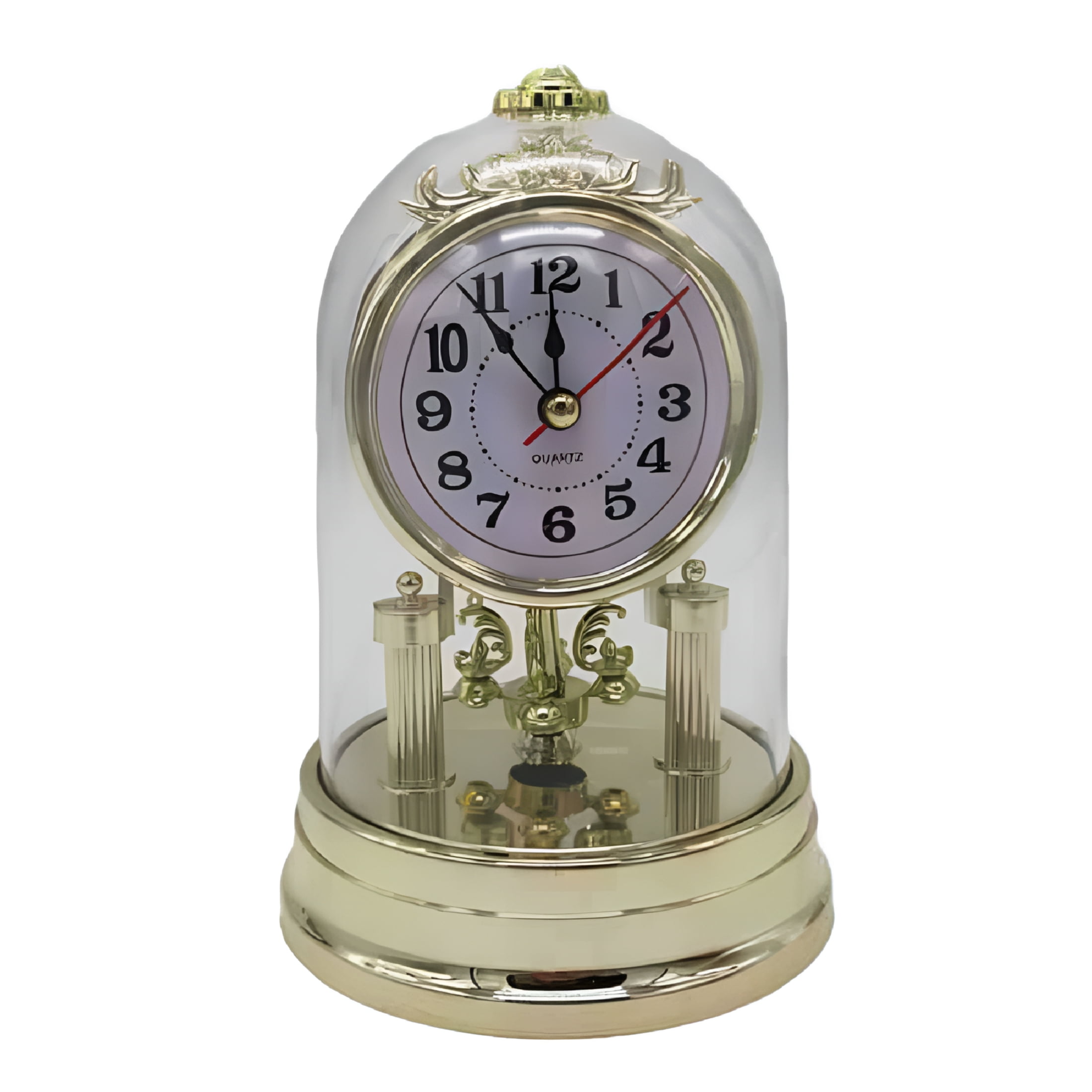 DESIGNICE Classic Vintage Clock European Style Desk Antique Clock with ...