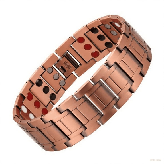 DESIGNICE Copper Magnetic Bracelet for Men,3X Strength Solid Copper ...
