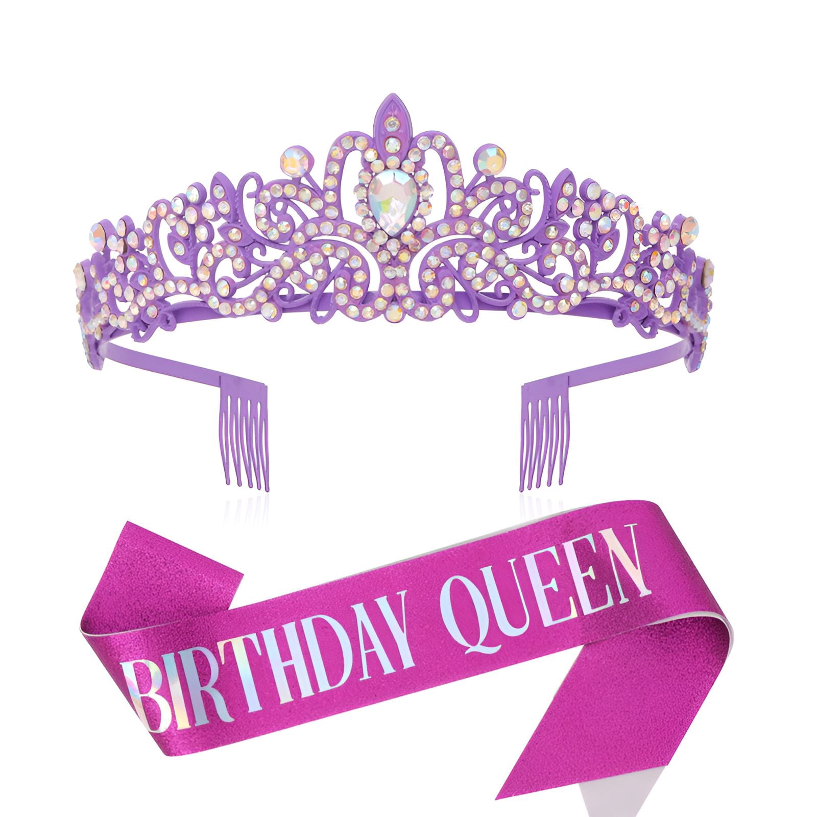 DESIGNICE Coronas Para 15 Anos,Unique Gem Arrangement Princess Crown ...