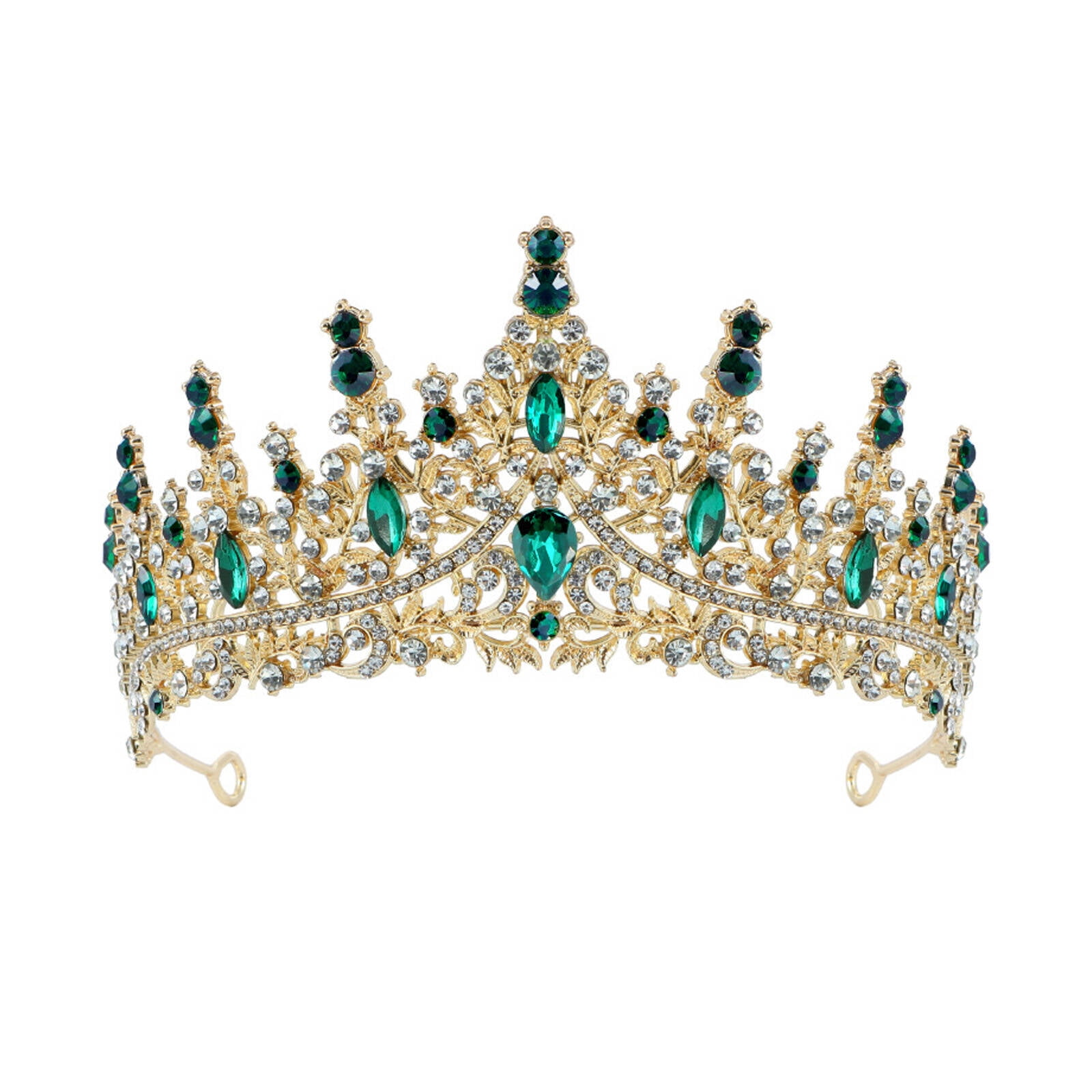 DESIGNICE Crown Wedding Party Tiara Birthday Crown Eco Electroplated ...