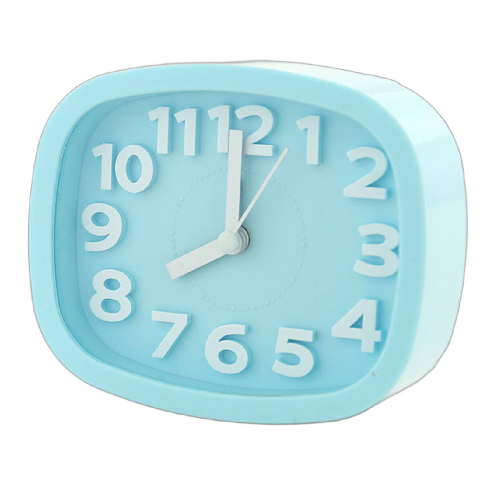 DESIGNICE Desk Clock Portable Analog Alarm Bedside Clock Low-Noise ...