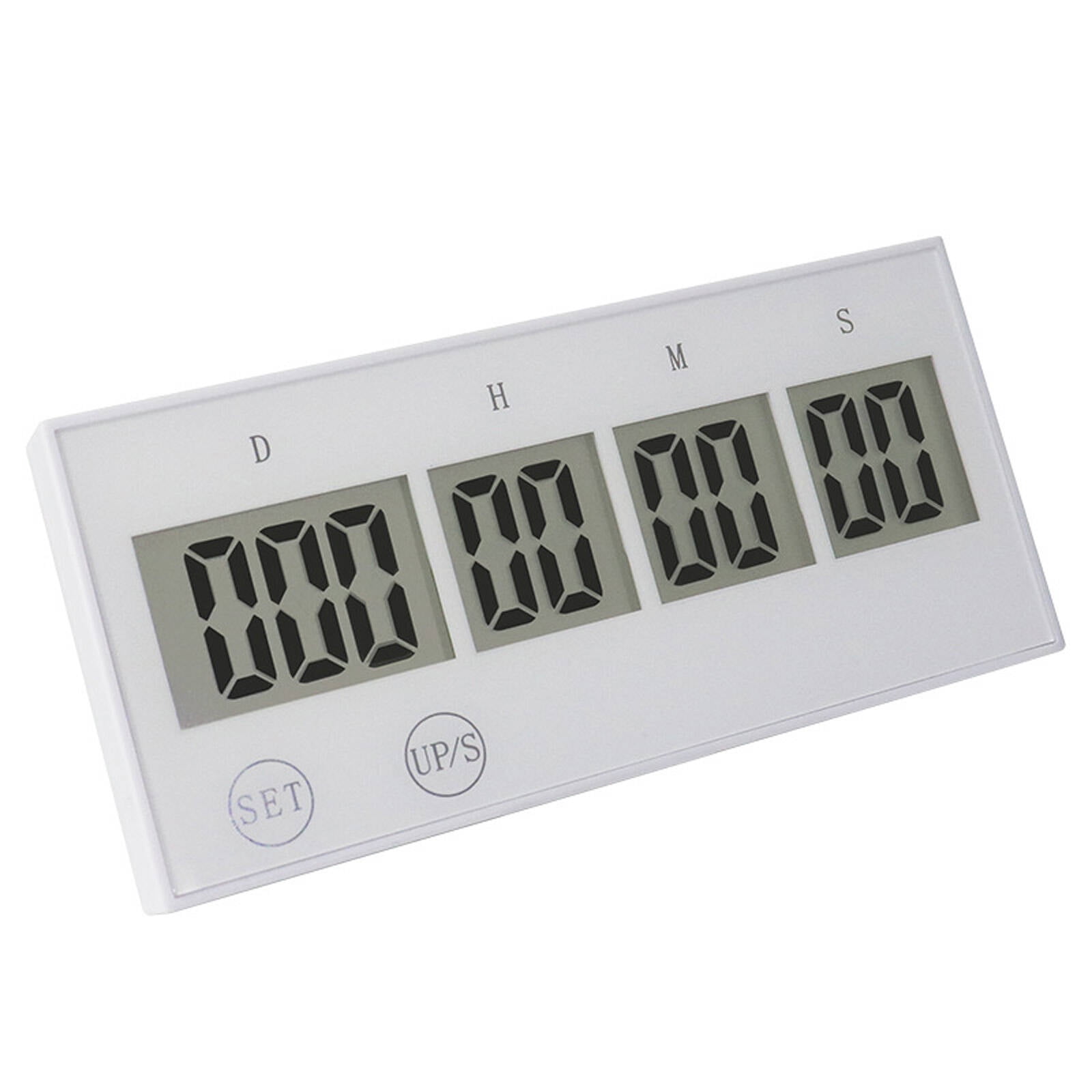 DESIGNICE Digital Timer touch Buttons Time Timer Key Lock Function Countdown Clock White ...