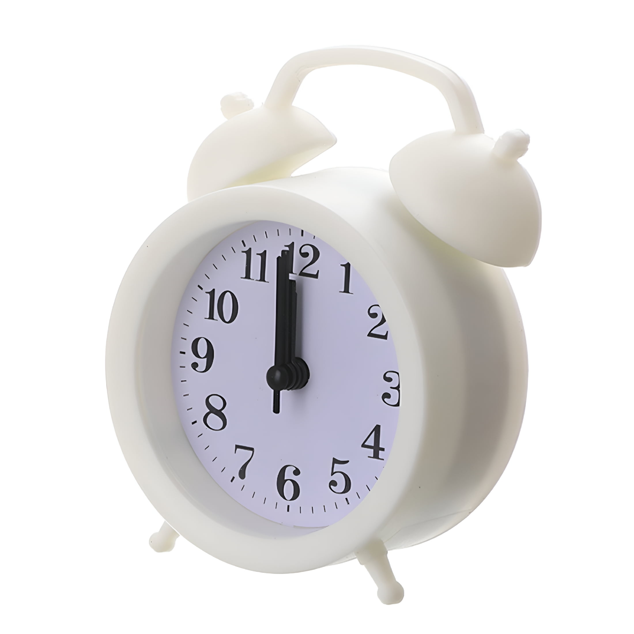 DESIGNICE Double Bell Clock Accurate Timekeeping Battery Operated ...