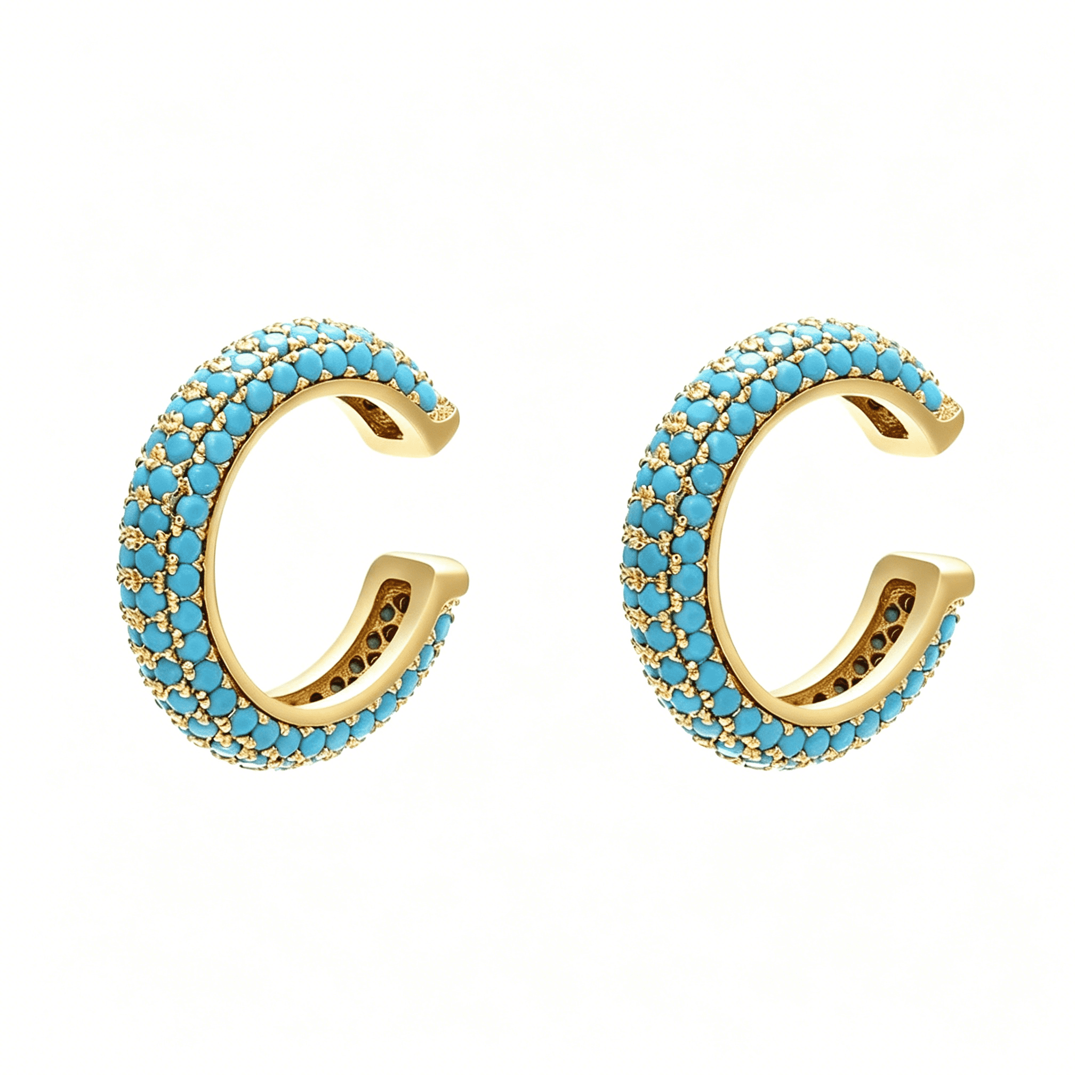 DESIGNICE Ear Cuffs for Women-Cz Paved Hoop Conch Cuff Earrings for Men ...