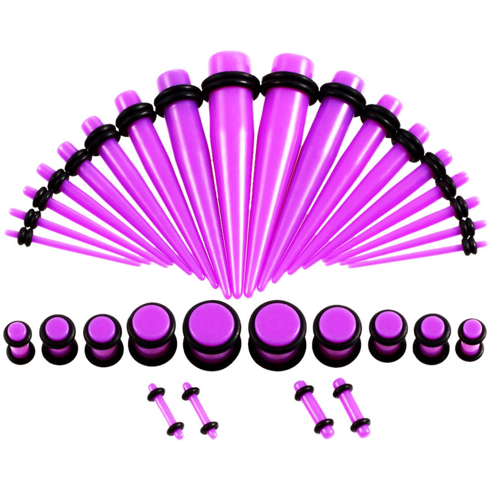 DESIGNICE Ear Gauge Stretching Kit Smooth Surface Gauge Stretching Kit ...