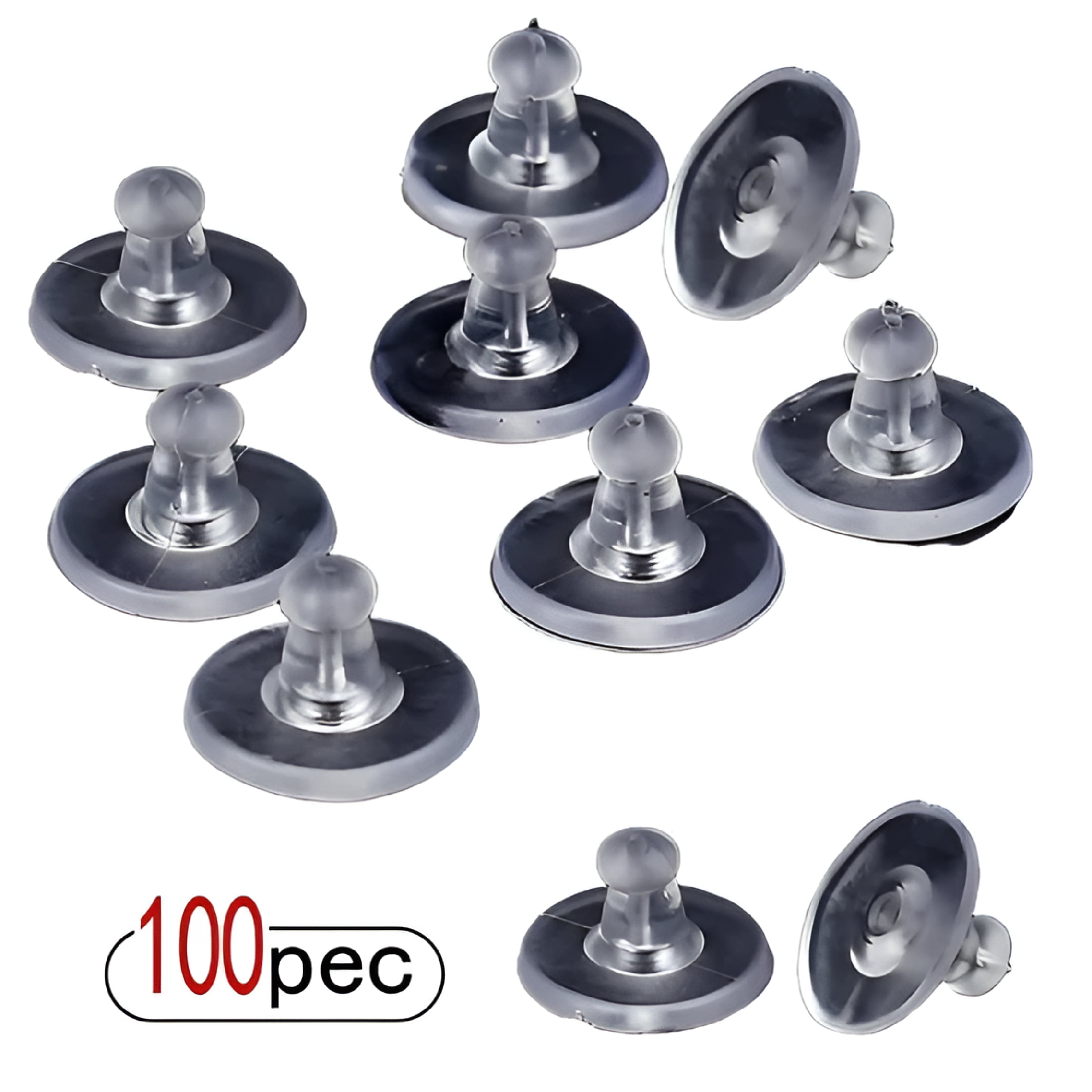 DESIGNICE Earring Backs,Lightweight Comfort Rubber Earring Backs for ...
