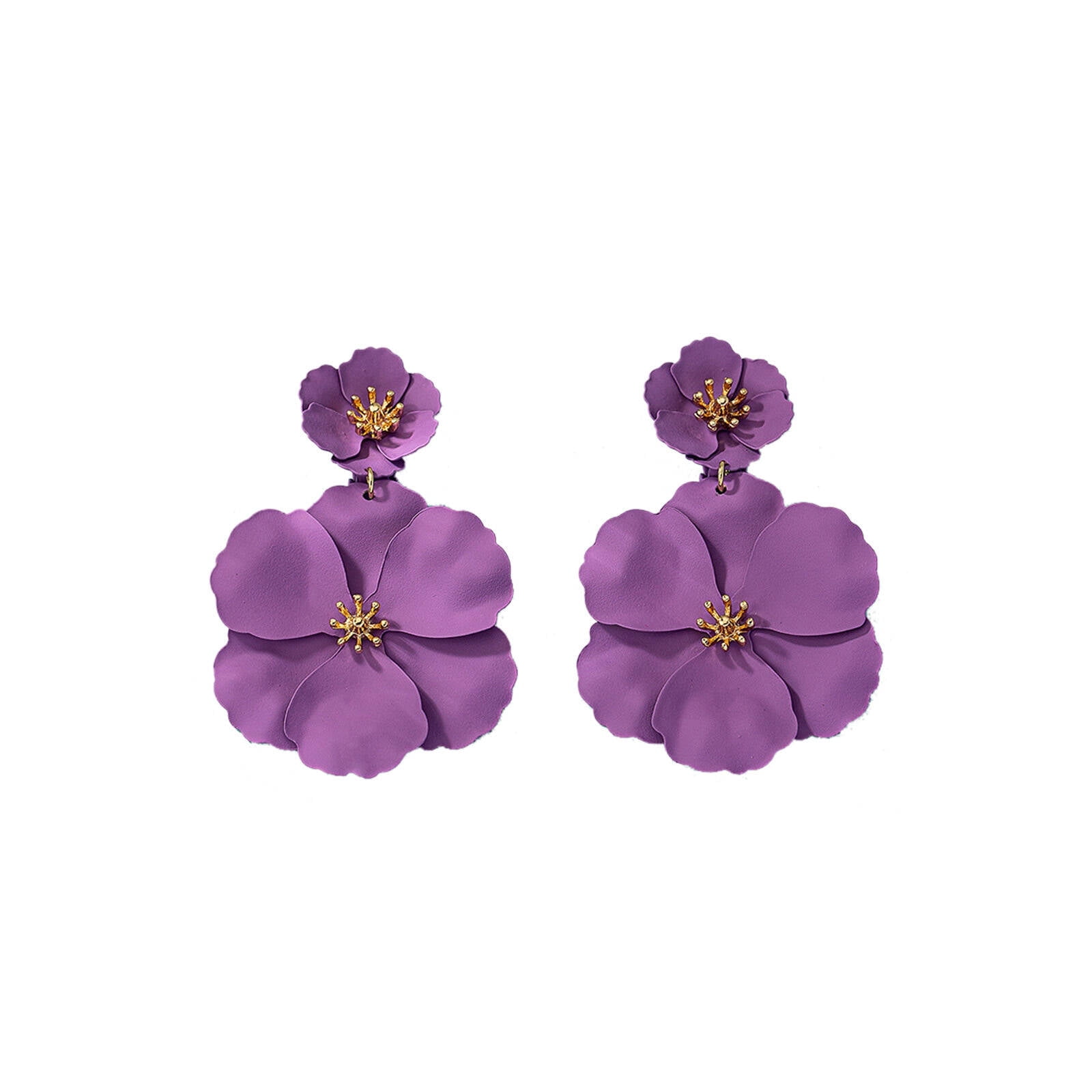 DESIGNICE Earrings,Floral Design Earrings for Women,Creative & Artistic ...
