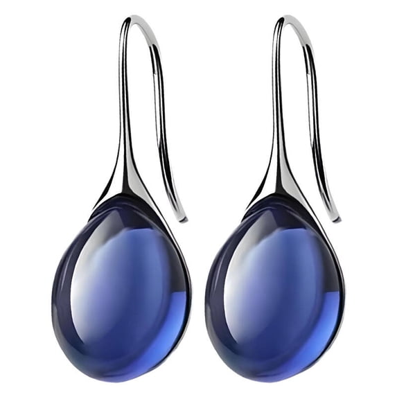 DESIGNICE Earrings,Geometric Waterdrop Design Piercing Earring ...