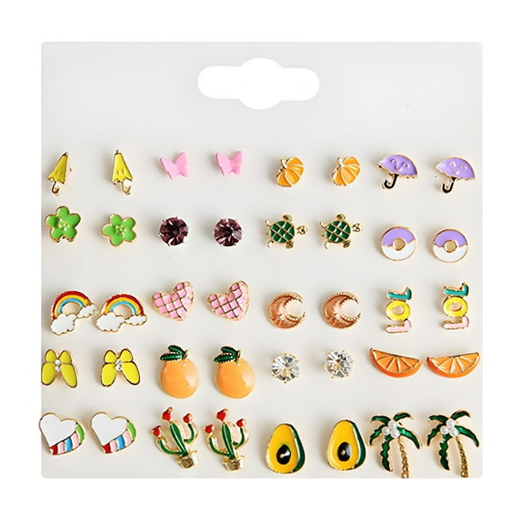 DESIGNICE Earrings Set,Alloy Earring Sets for Women,Exquisite Simple ...