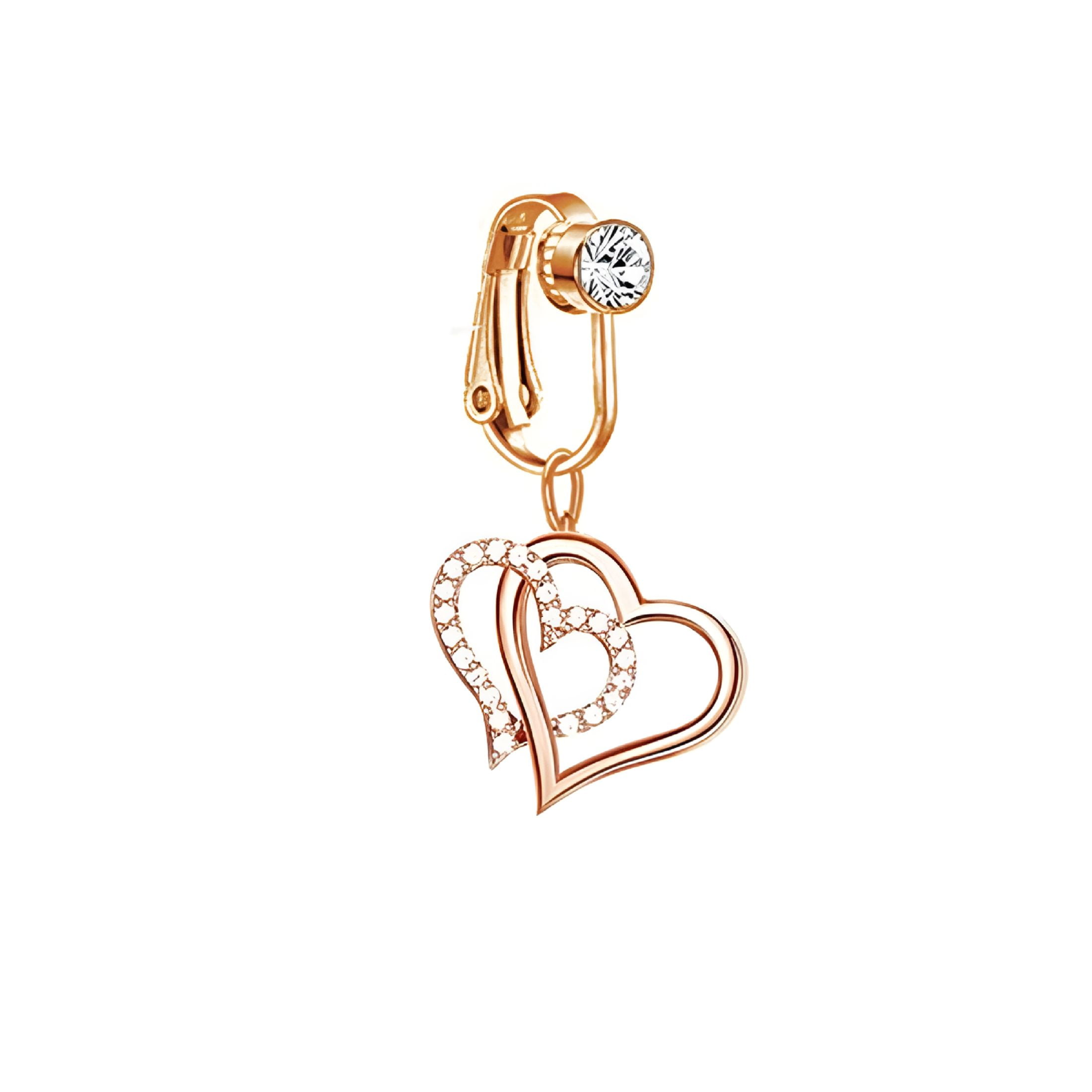 DESIGNICE Fake Belly Button Rings Fake Belly Piercing Clip on Umbilical ...