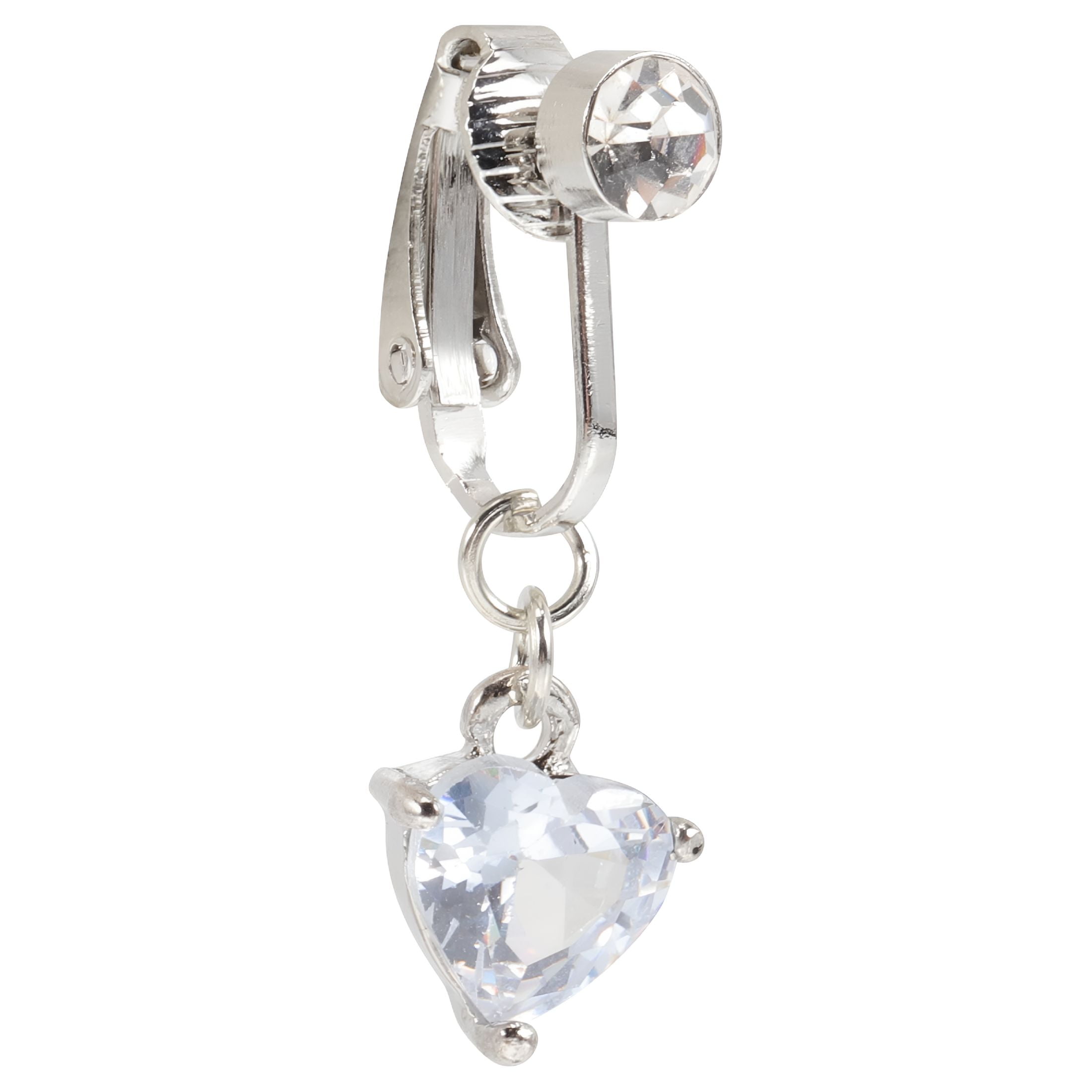 DESIGNICE Fake Belly Ring Clip on Belly Button Rings Non Piercing Navel ...