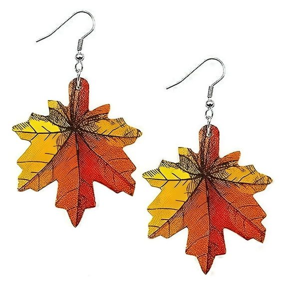 DESIGNICE Fall Thanksgiving Earrings for Women Leather Pumpkin Turkey ...