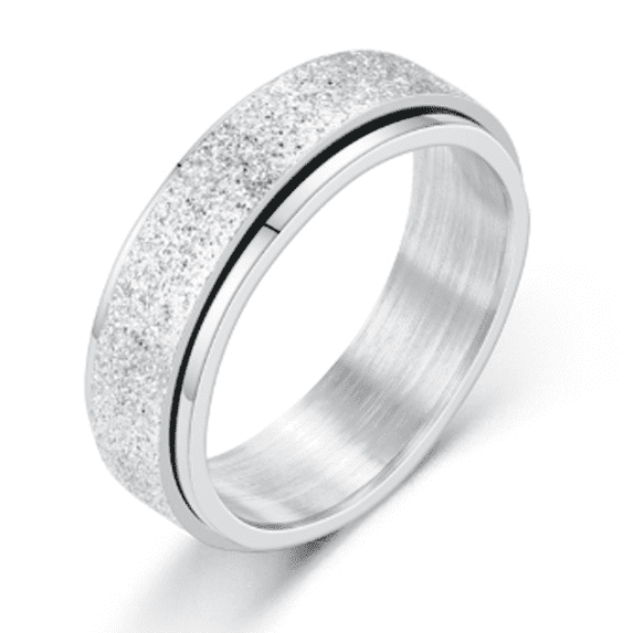 DESIGNICE Fidget Ring,Unique Rotating Fidget Rings,Effective Anxiety ...