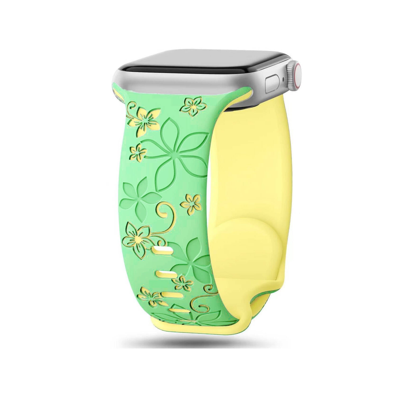 DESIGNICE Floral Engraved Band,Watch Band for Women,Cute Flower Bands ...