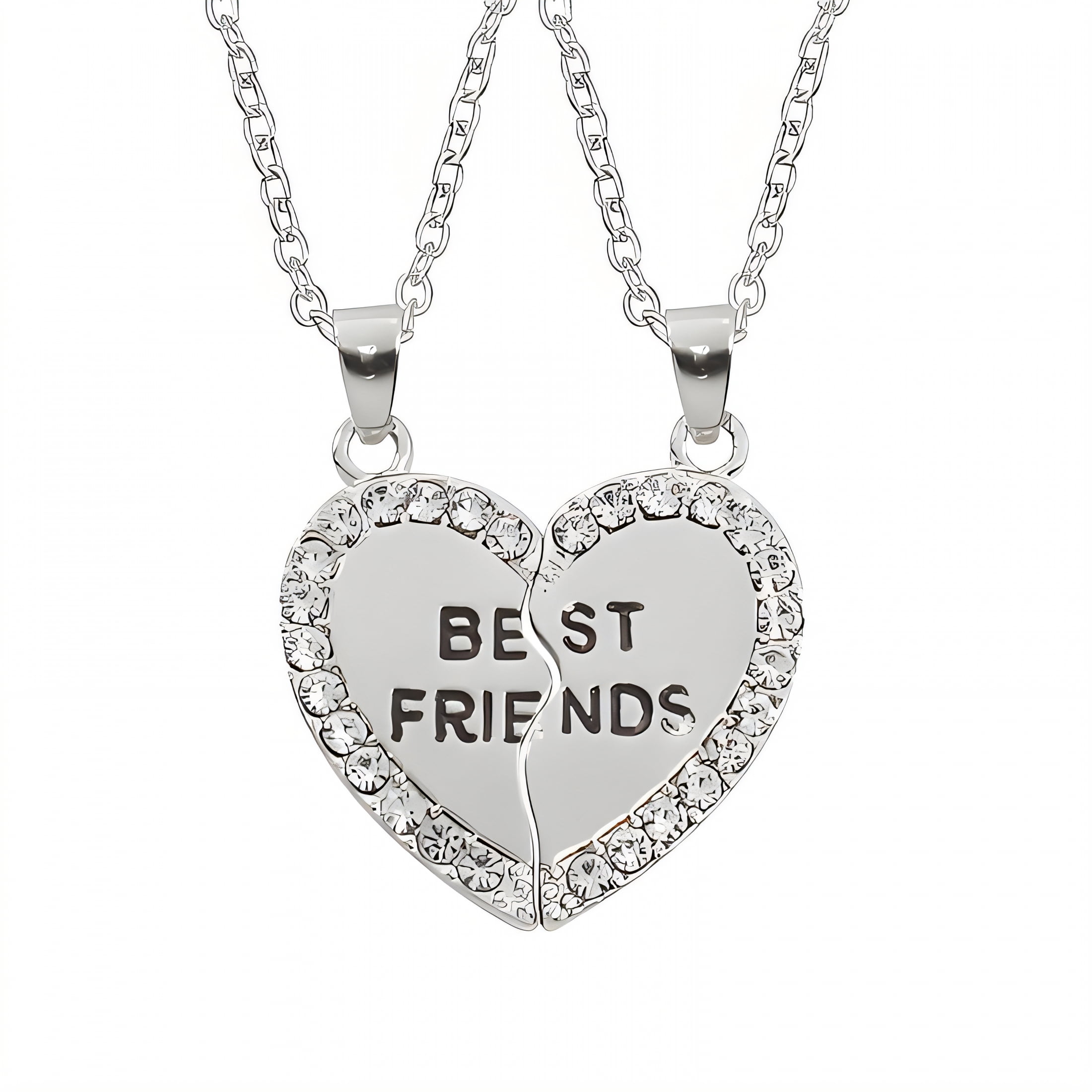 DESIGNICE Friendship Necklace,Unchanging Form Bff Necklace for 2 ...