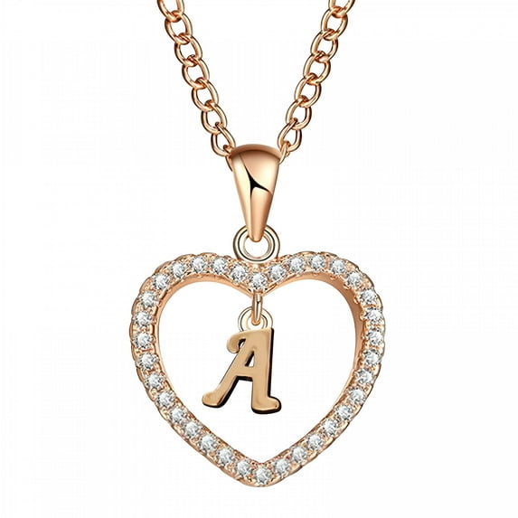 DESIGNICE Gifts Sets for Women Fashion 26 English Letter Name Chain ...