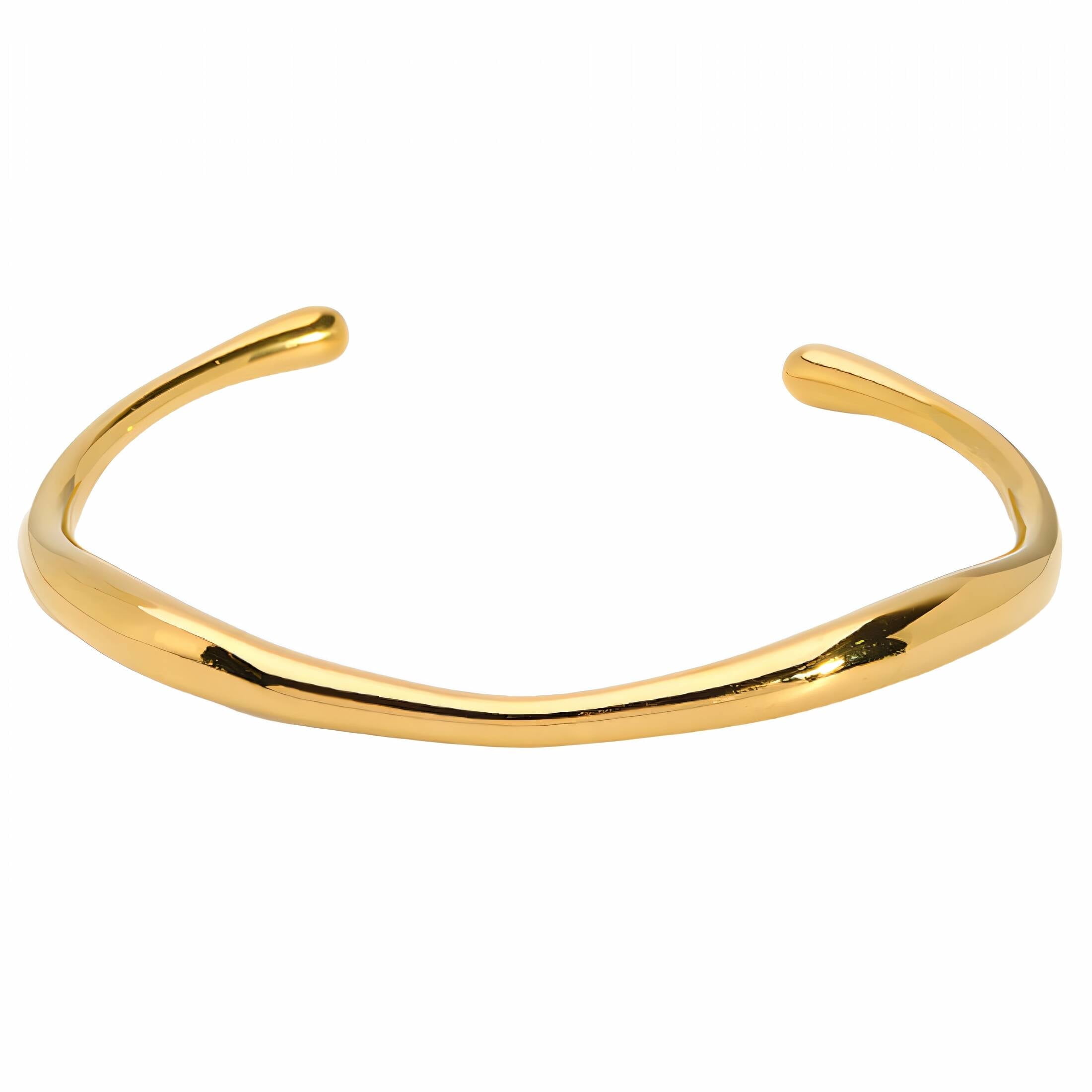 DESIGNICE Gold Bangles for Women Fashionable Geometric Design Gold ...