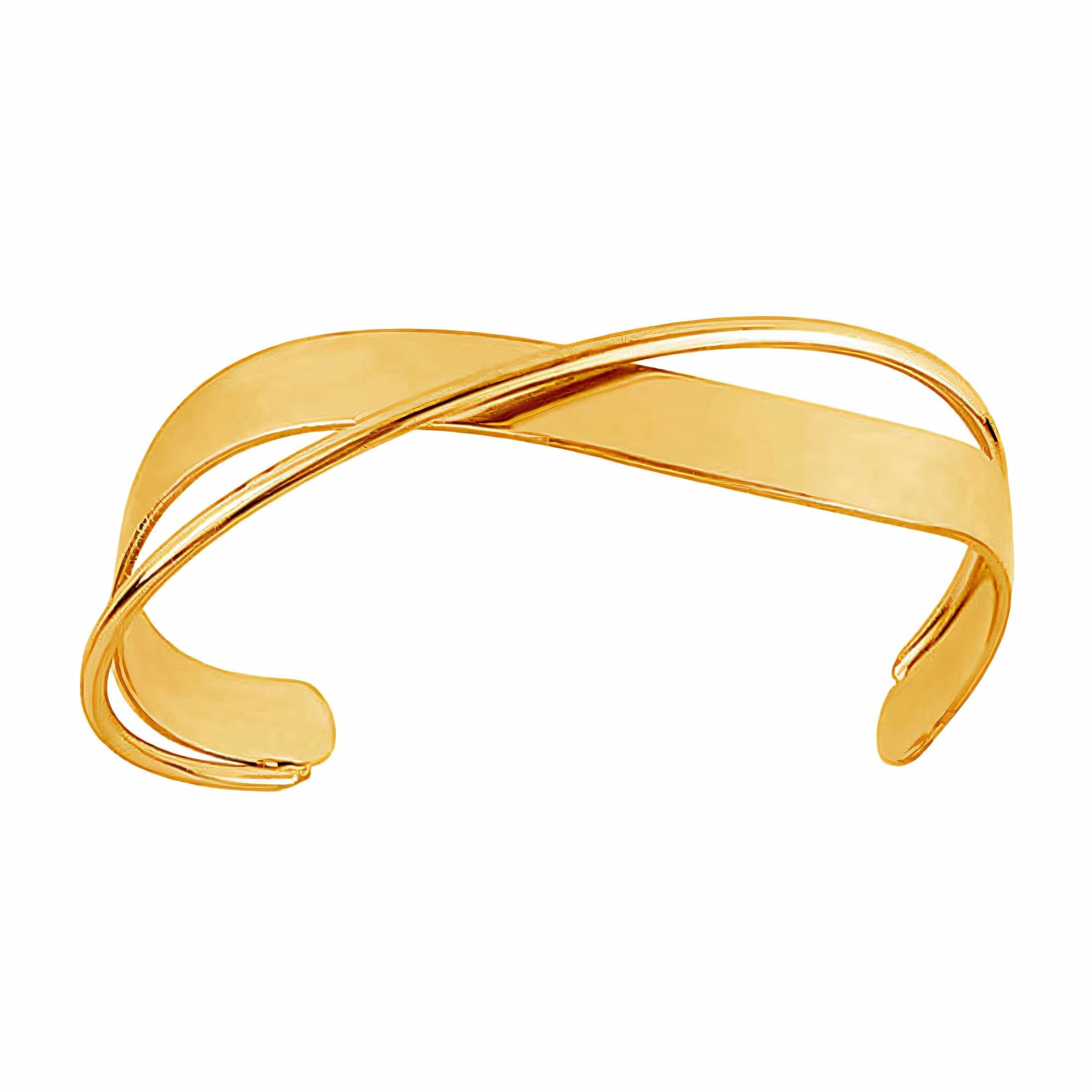 DESIGNICE Gold Bangles for Women Geometric Wrap Design Gold Bangle ...