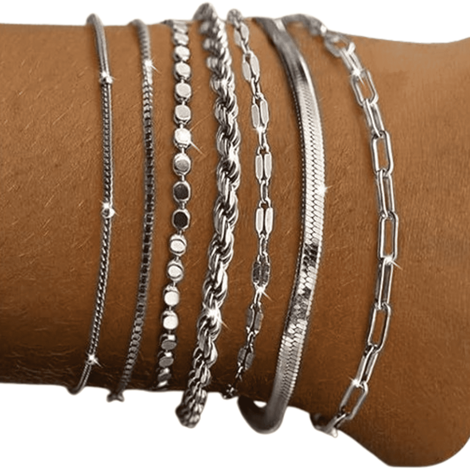 DESIGNICE Good Gifts for Teen Girls Figaro Chain Paper Clip Chain ...