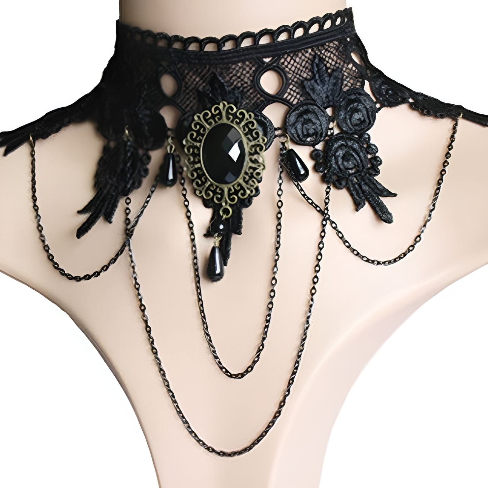 DESIGNICE Goth Accessories,Bold Gothic Demon Spirit Goth Jewelry,Dark ...