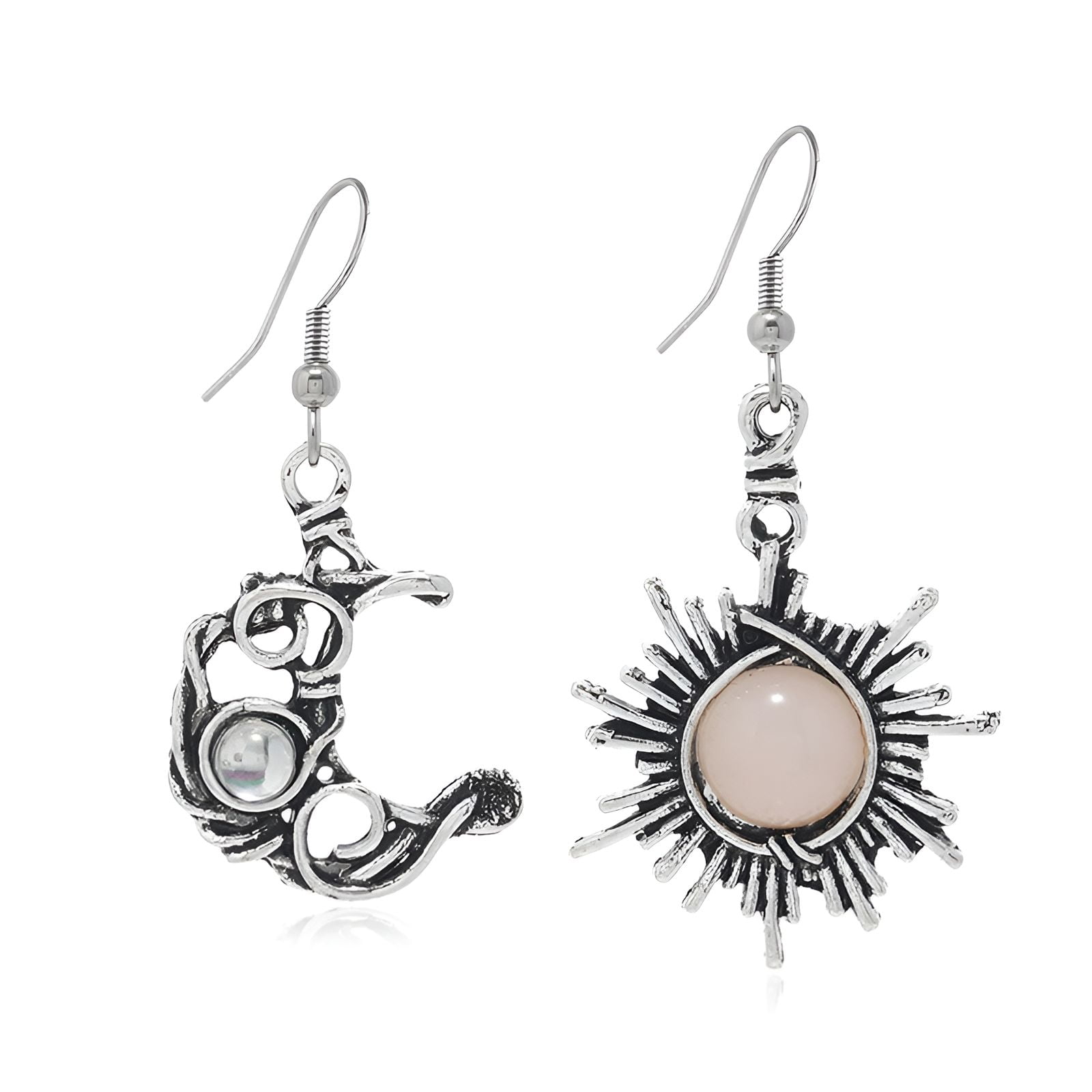 DESIGNICE Goth Accessories,Bold Rock Energy Goth Earrings,Gothic Dark ...