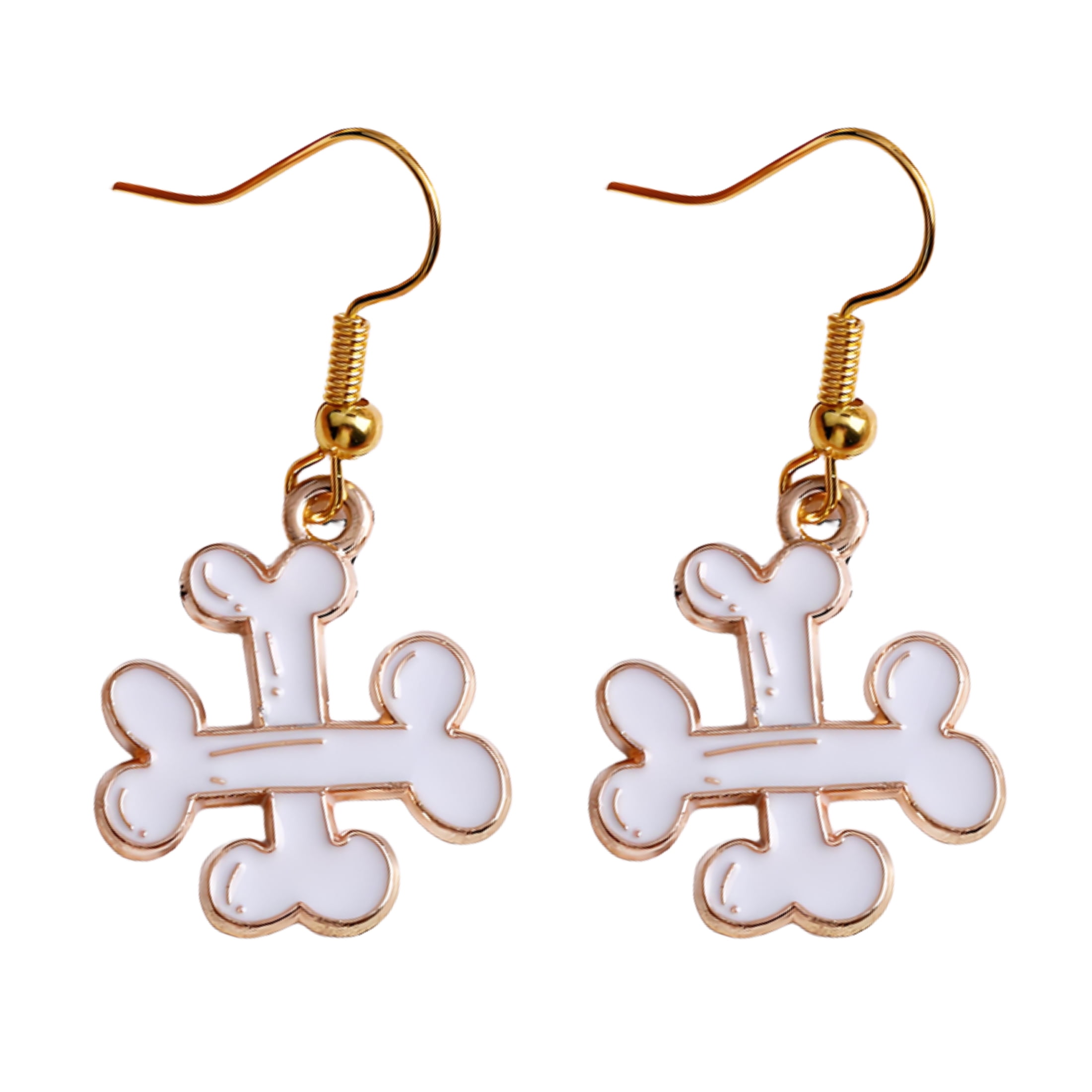 DESIGNICE Halloween Earrings,Bone Halloween Jewelry,Alloy Lasting Color ...