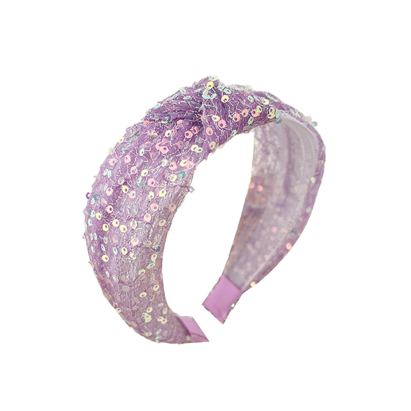 DESIGNICE Headbands for Women Sequin Mesh Knot Headband Fashionable ...