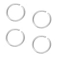 DESIGNICE Hoop Cartilage Earring Fake Earrings Nose Rings Septum Nose ...
