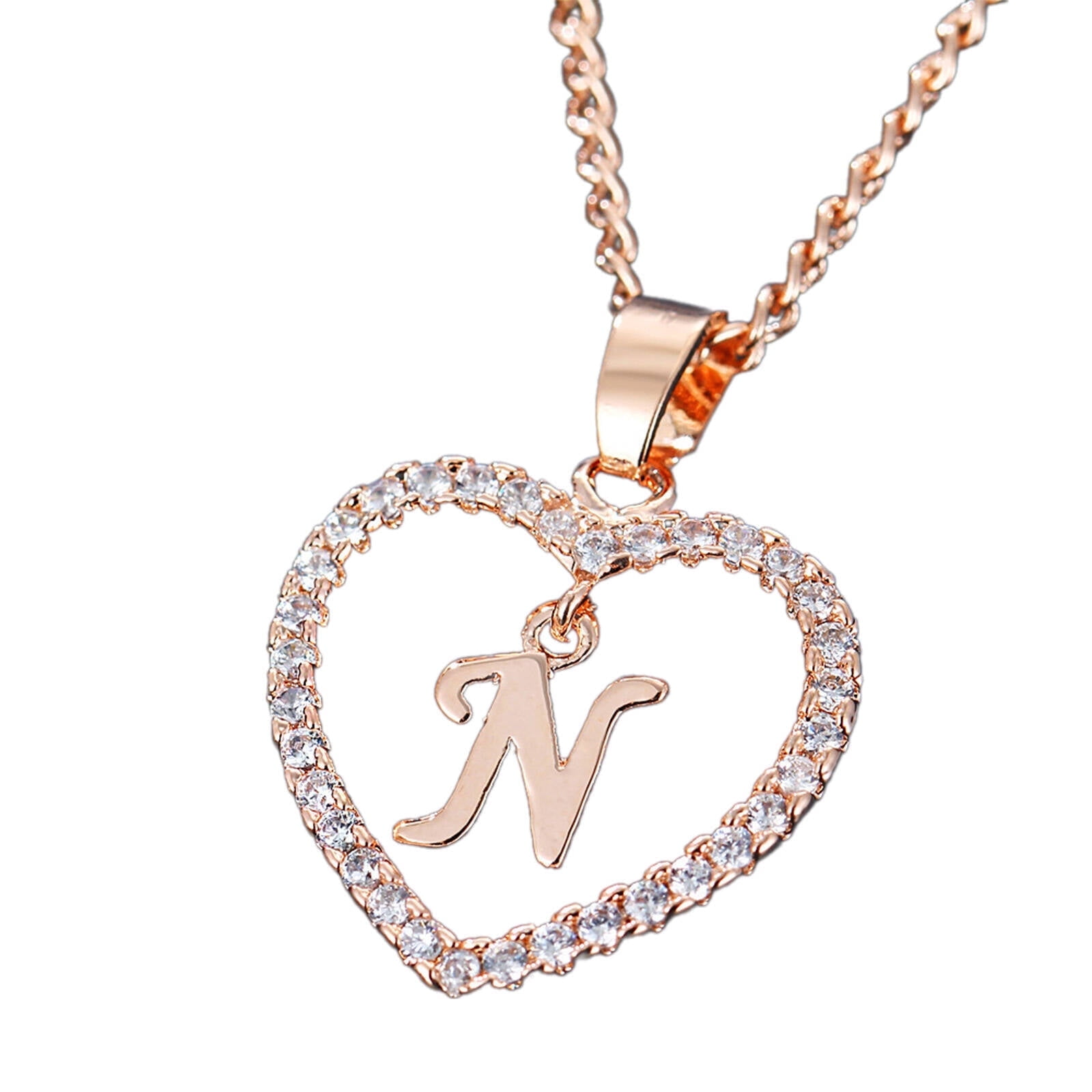 DESIGNICE Initial Necklace for Women,Charming gold Initial Necklace for ...