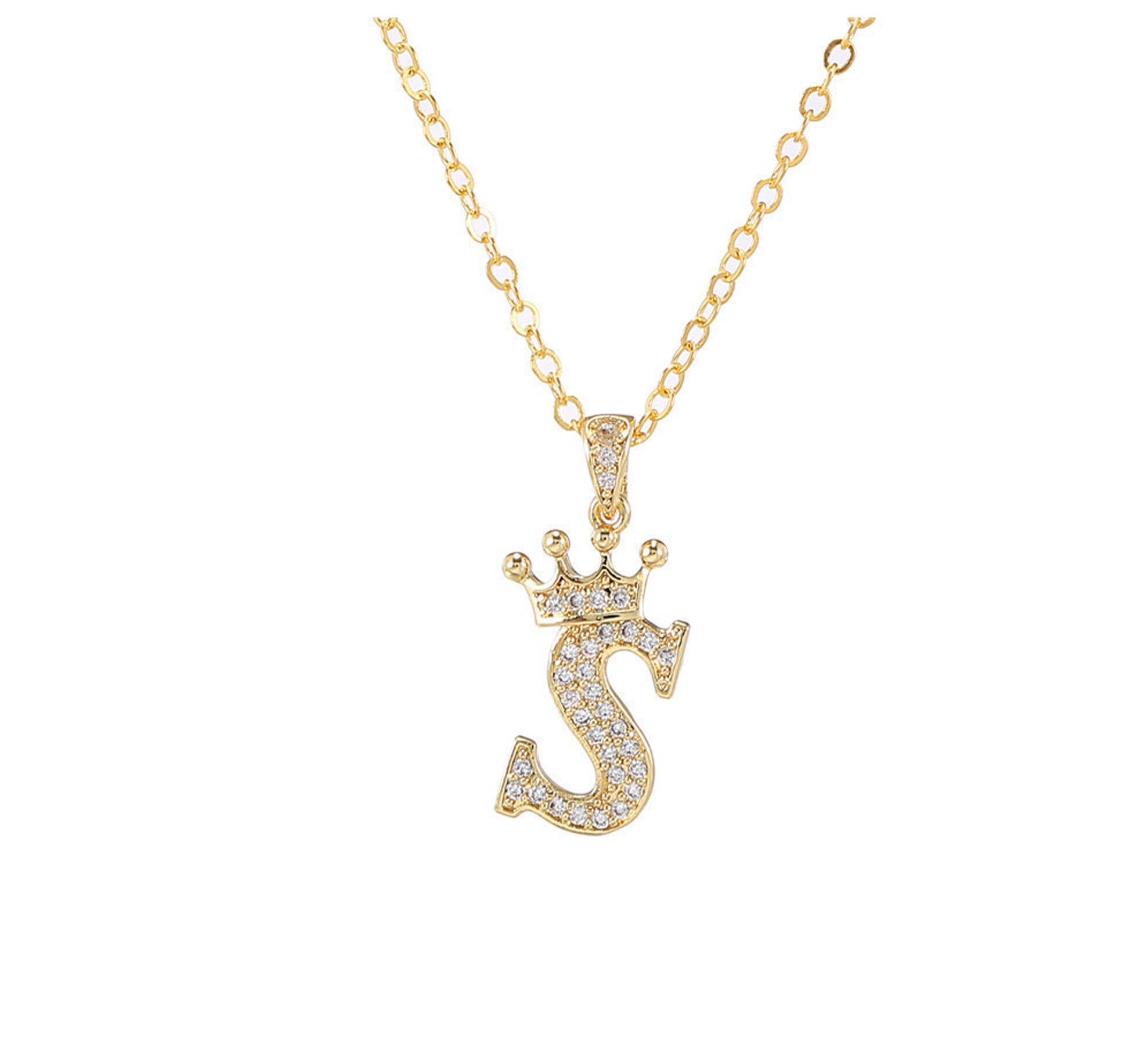 DESIGNICE Initial Necklaces for Women,Customizable Gold Initial ...