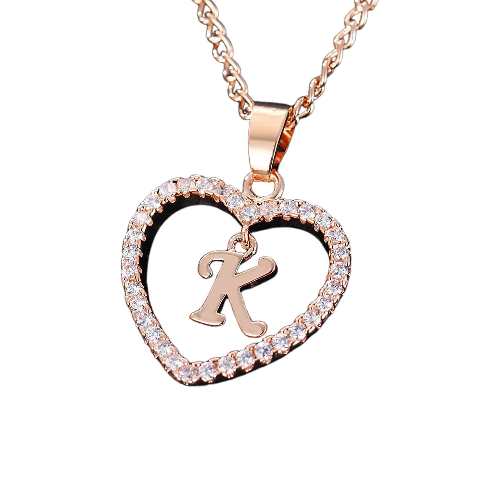 DESIGNICE Initial Necklaces for Women,Personalized Elegant Gold Initial ...