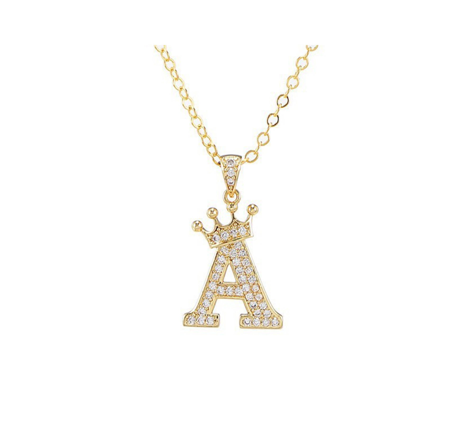 DESIGNICE Initial Necklaces for Women,Personalized Gold Initial ...